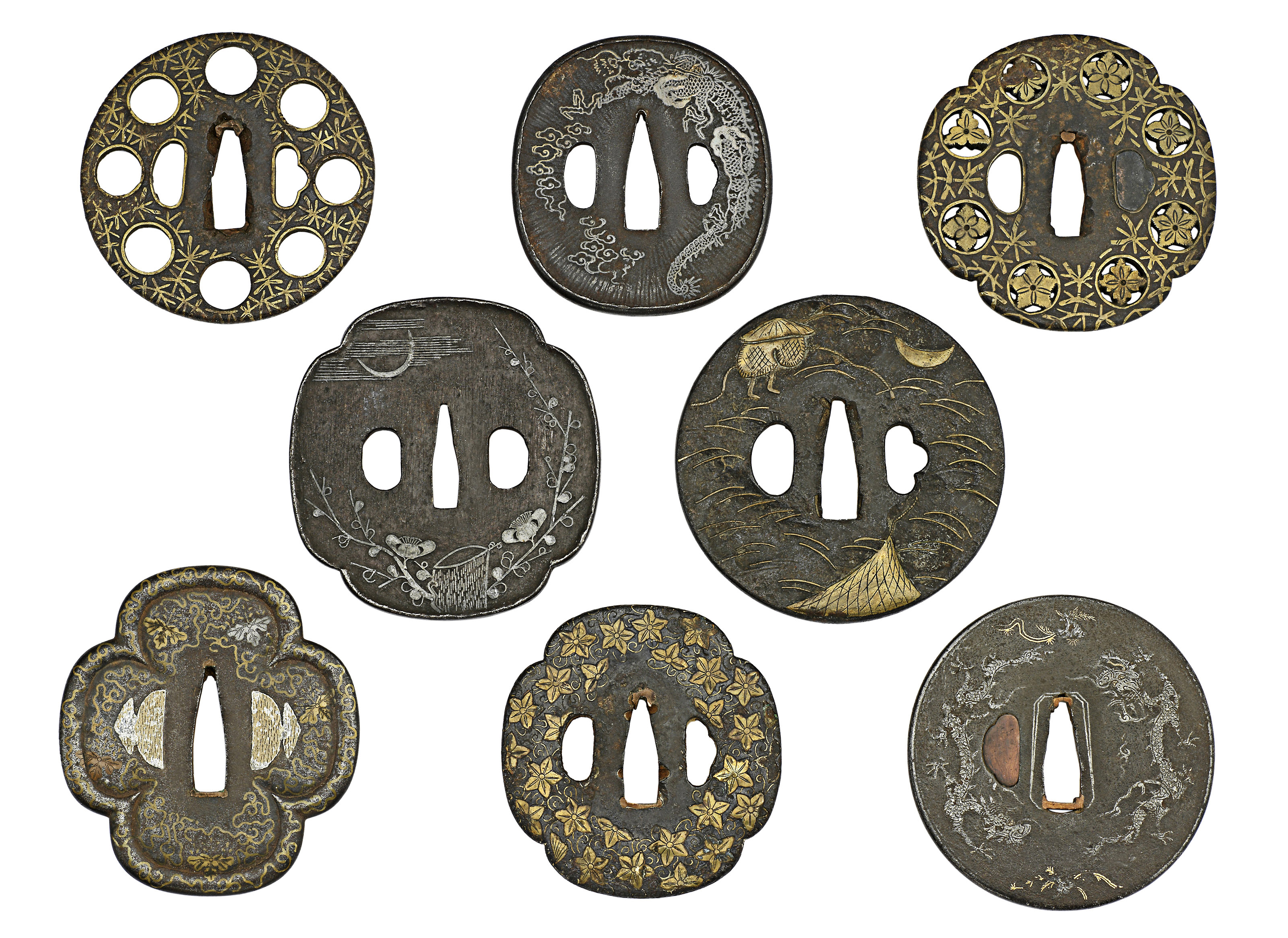 A Group of Fourteen Tsuba, EDO PERIOD (17TH-19TH CENTURY) | Christie’s