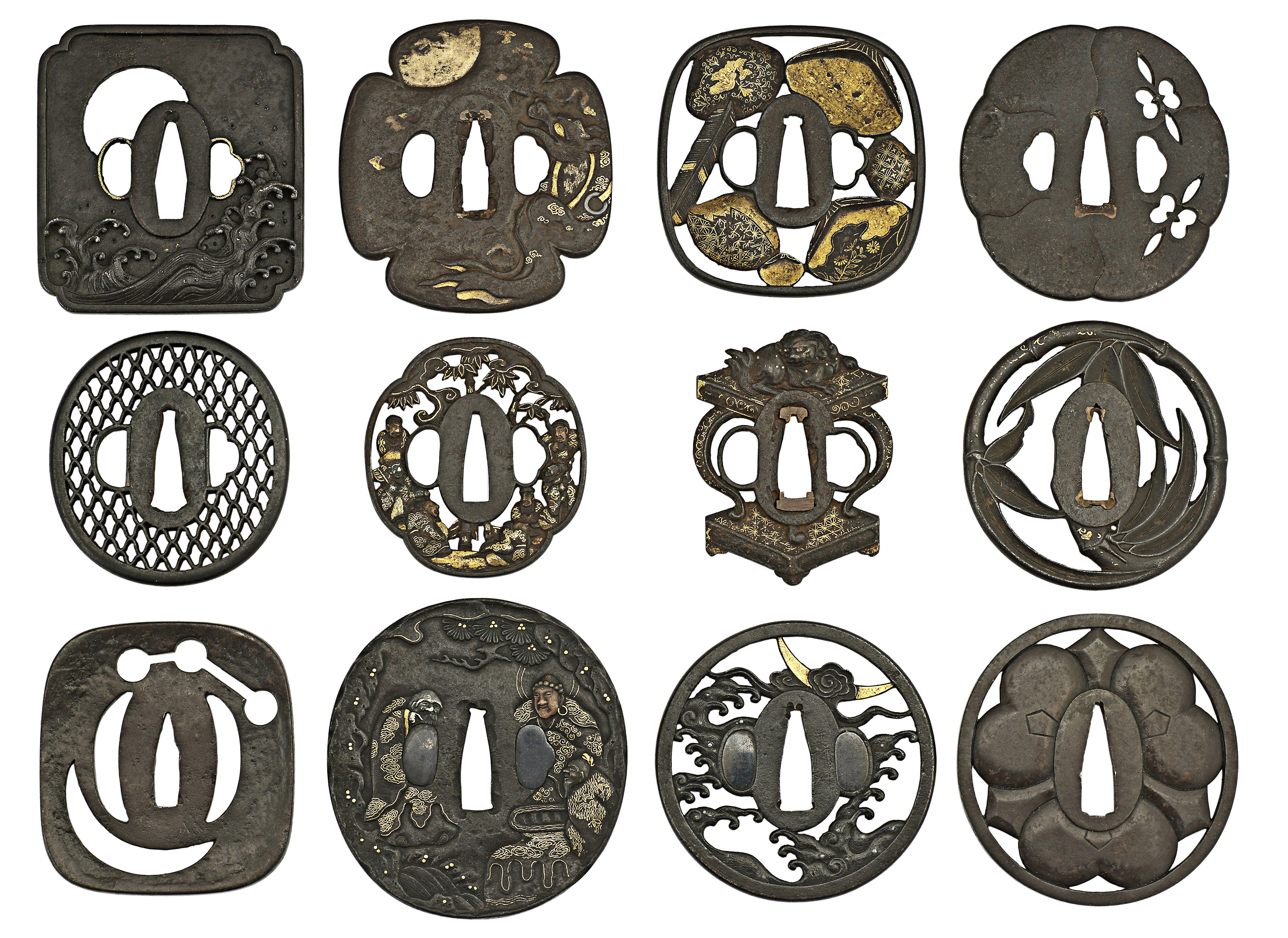 A Group of Twelve Tsuba, EDO PERIOD (18TH-19TH CENTURY) | Christie’s