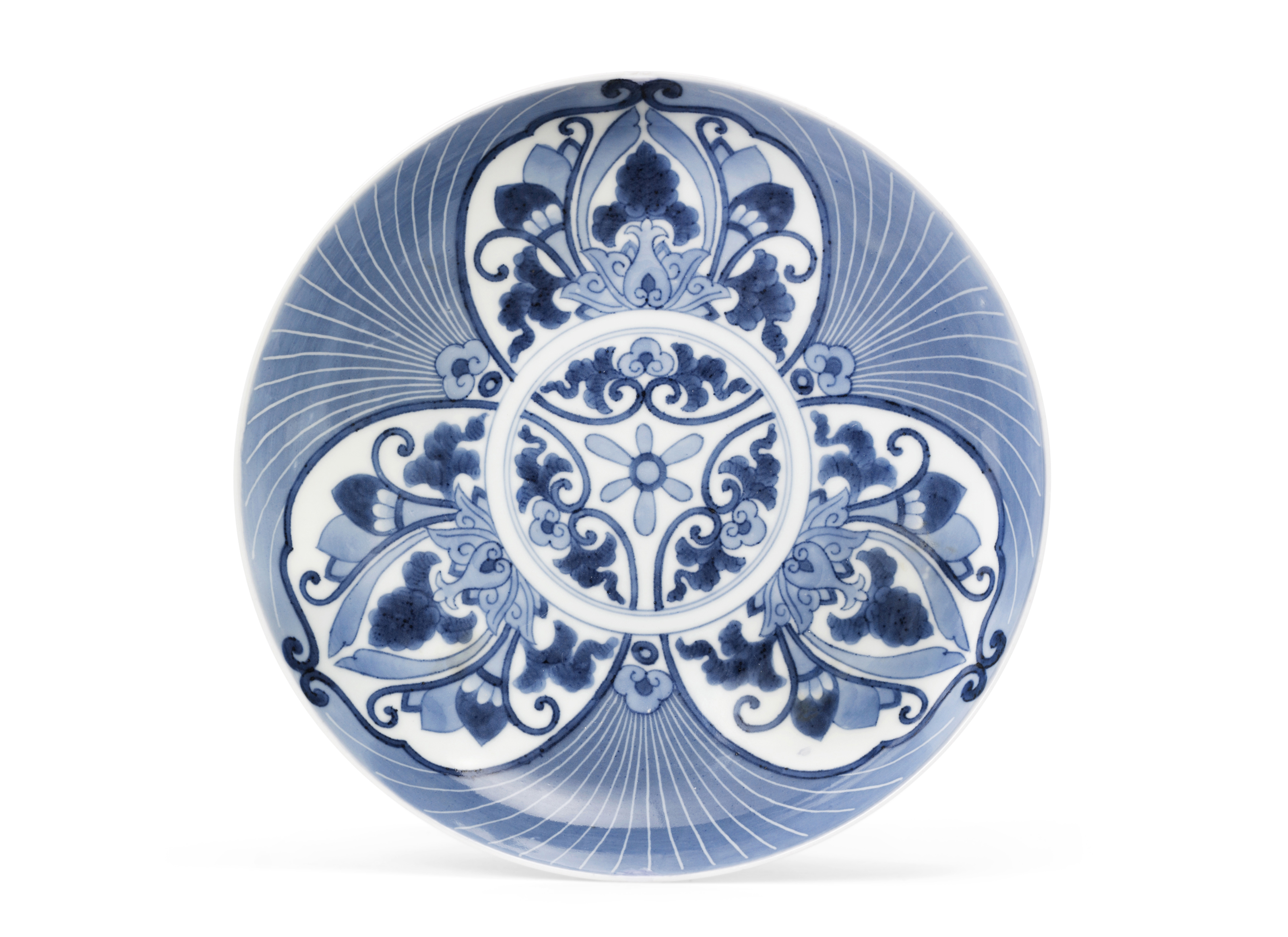 Two Nabeshima Dishes with Stylised Flowers, THE FIRST: EDO PERIOD (LATE ...