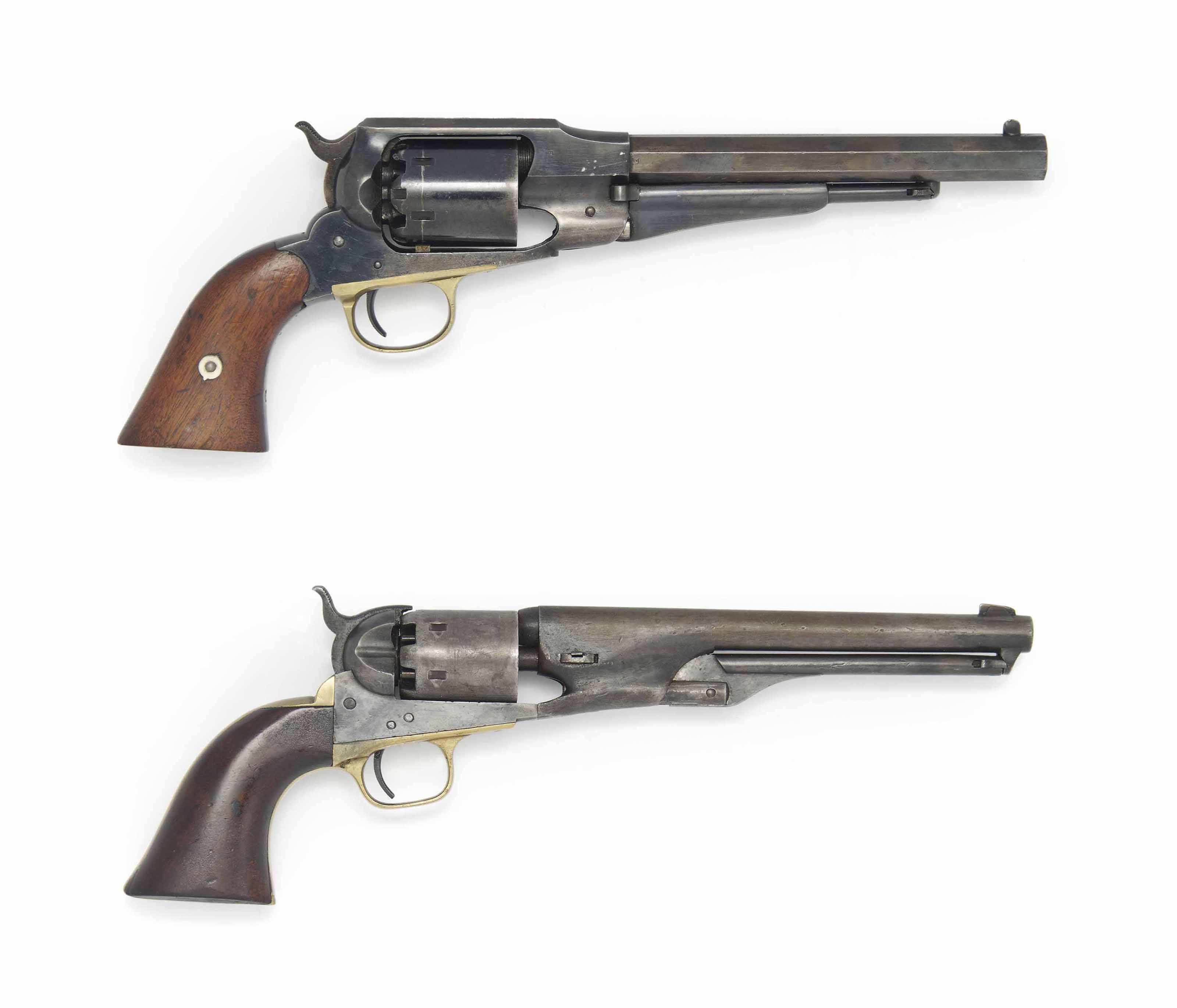 A FINE .44 'NEW MODEL' SIX-SHOT SINGLE-ACTION PERCUSSION ARMY REVOLVER ...