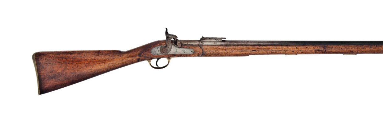 A RARE .702 'PATTERN 1851' "MINIÉ" PERCUSSION SERVICE RIFLE-MUSKET ...
