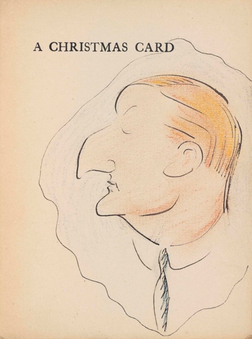 [BEERBOHM, MAX] – Filson YOUNG. A Christmas Card. London: Martin Secker ...
