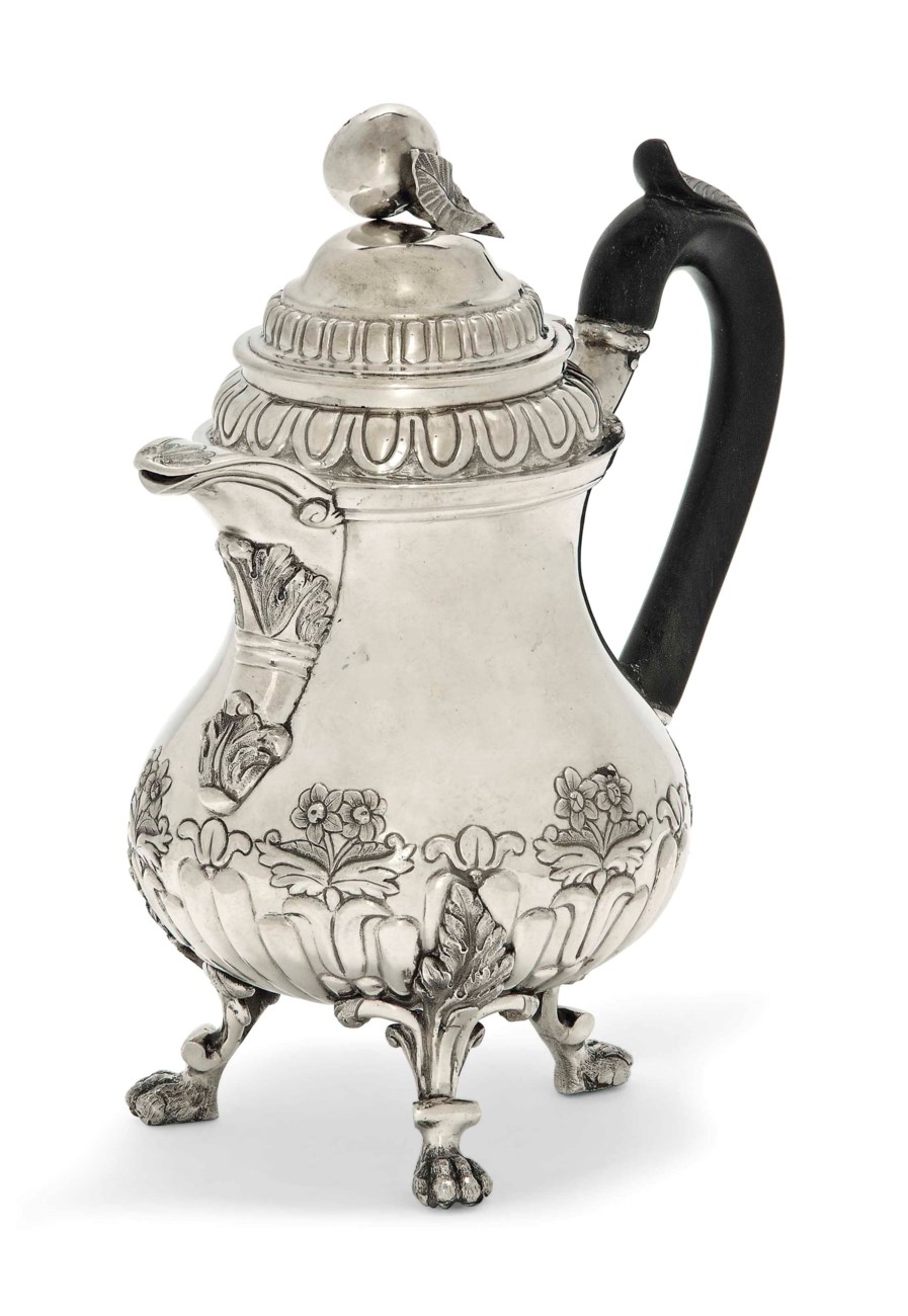 A MALTESE SILVER COFFEE POT, MARK OF VINCENZO CACHIA DI MICHELE ...