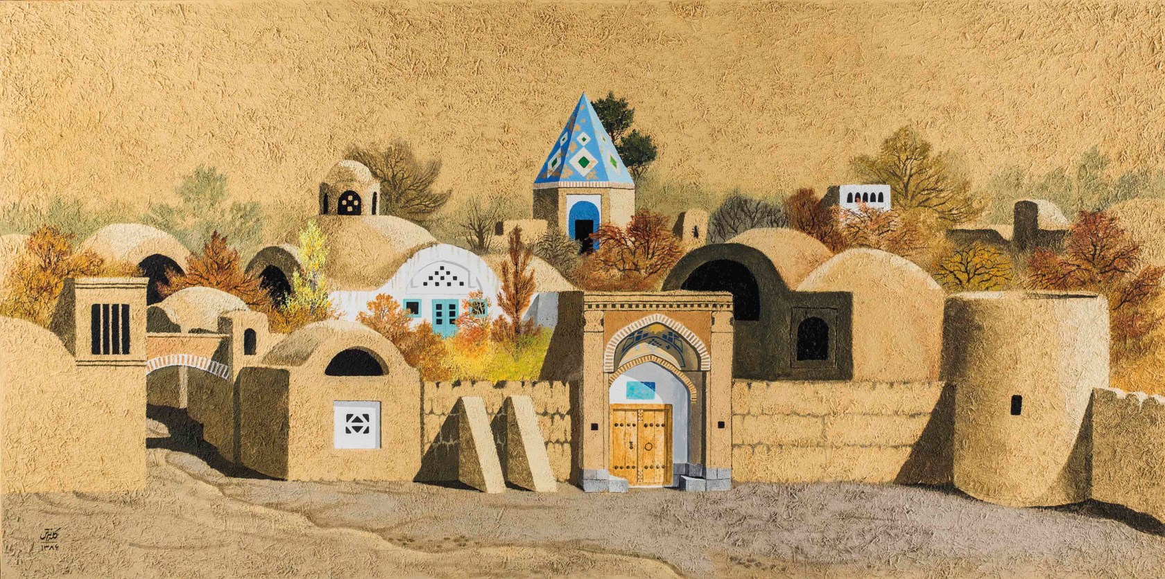 Parviz Kalantari (Iranian, b. 1931) , Oasis | Christie's