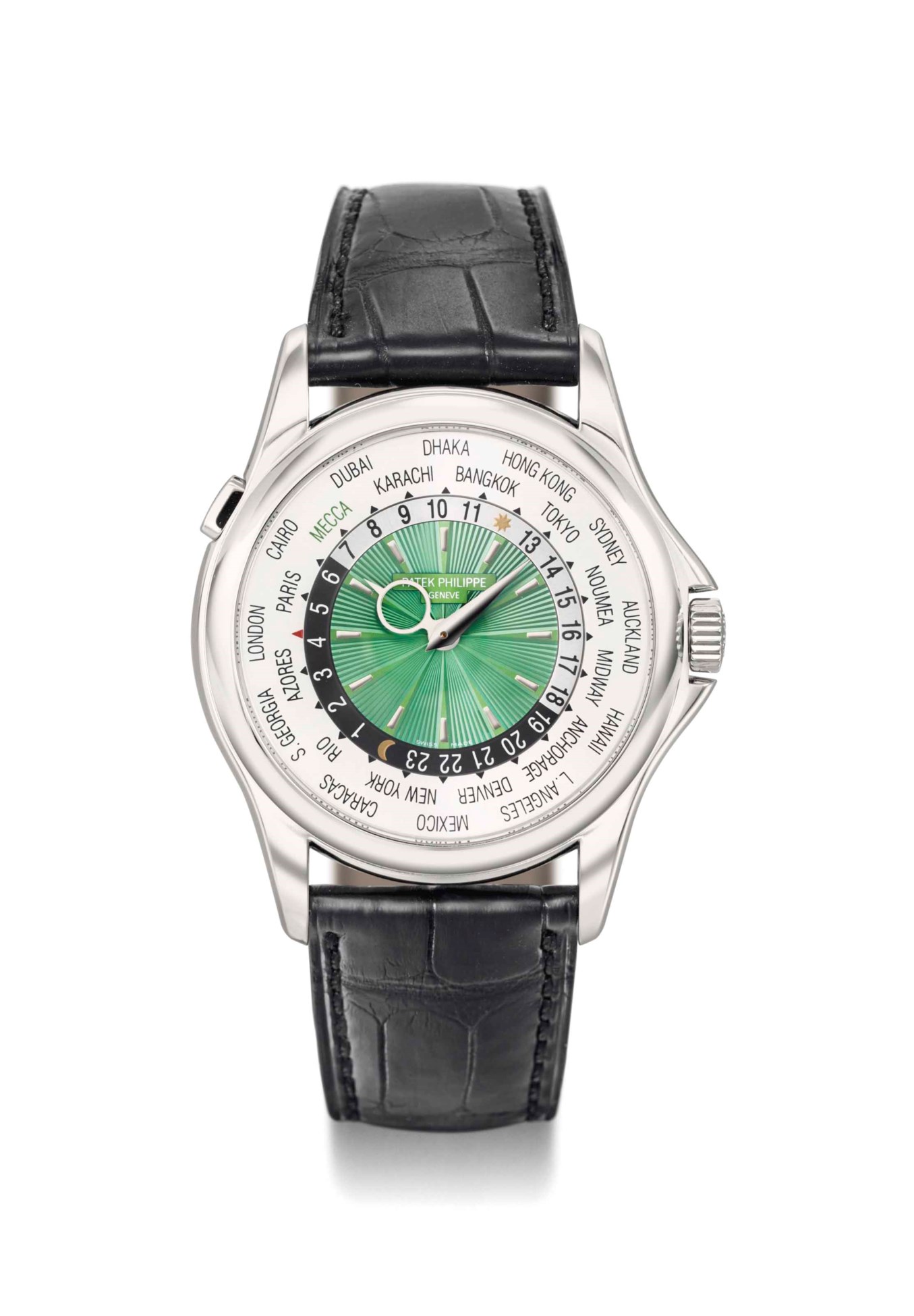 Patek Philippe. An extremely rare and attractive platinum limited ...