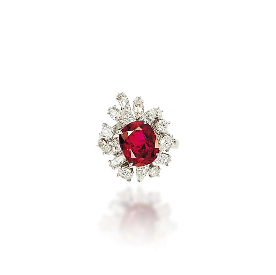 AN IMPORTANT RUBY AND DIAMOND RING, BY MEISTER | Christie's