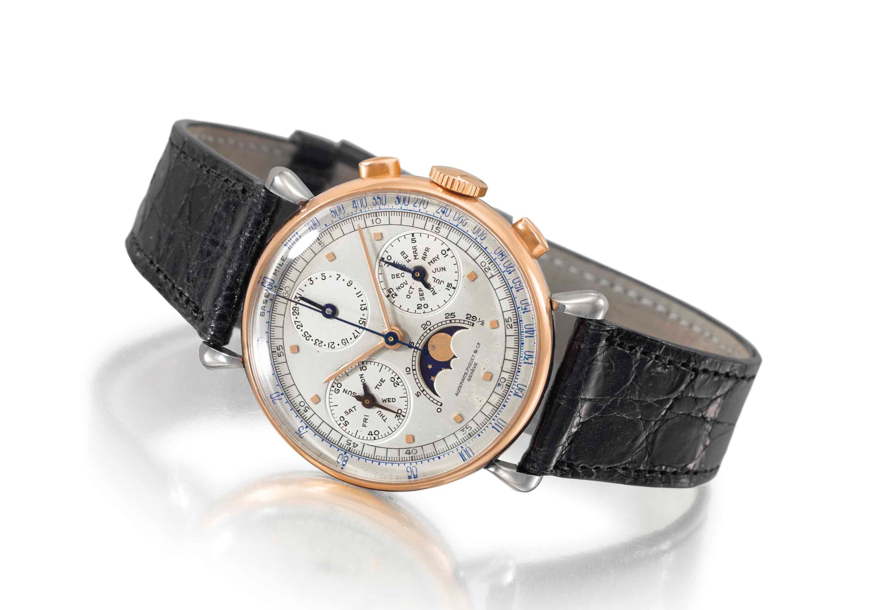 Audemars Piguet. An extremely rare and attractive stainless steel and ...