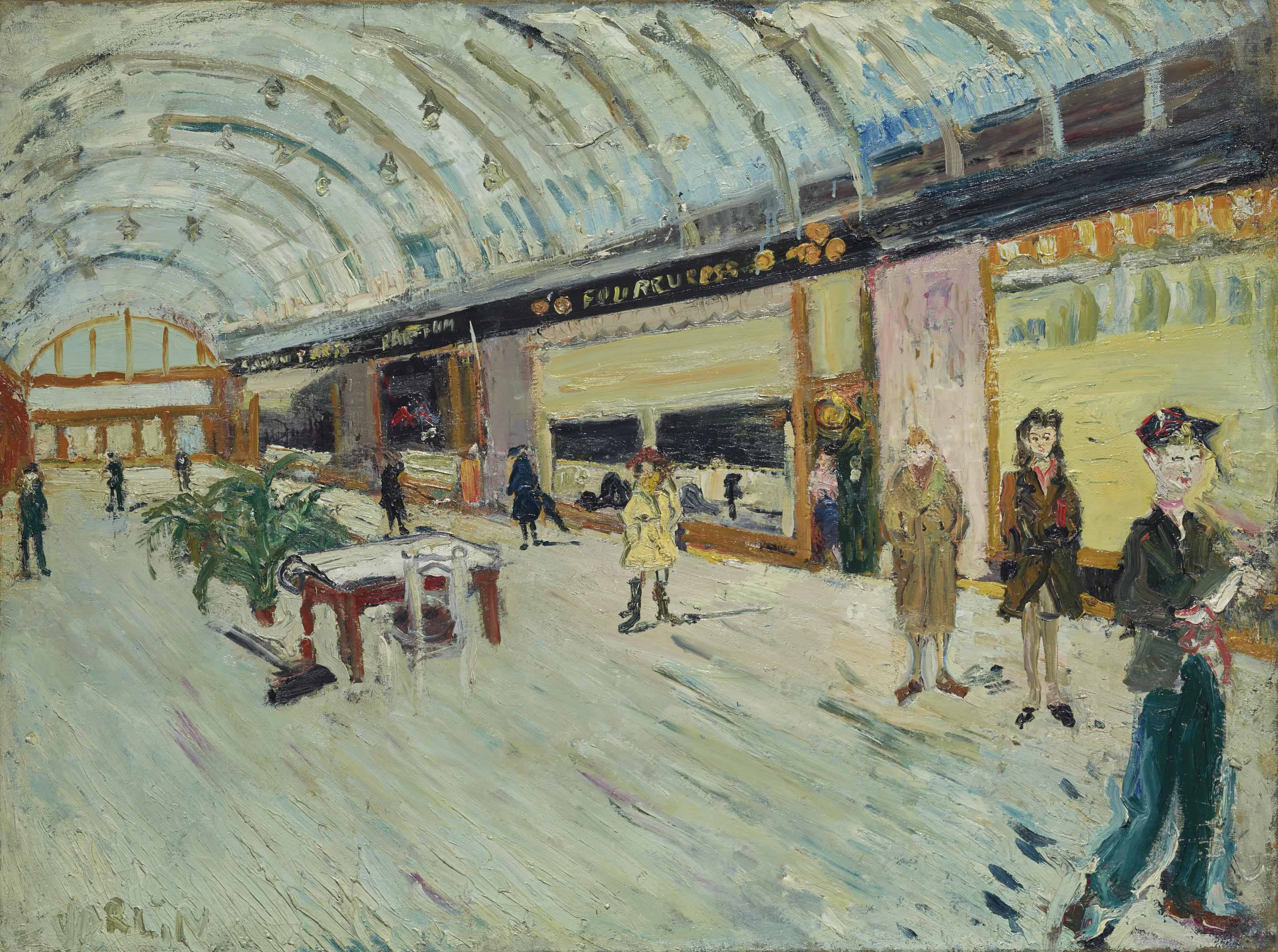 VARLIN (1900-1977) , Galeries St-Francois in Lausanne, 1942 | Christie's