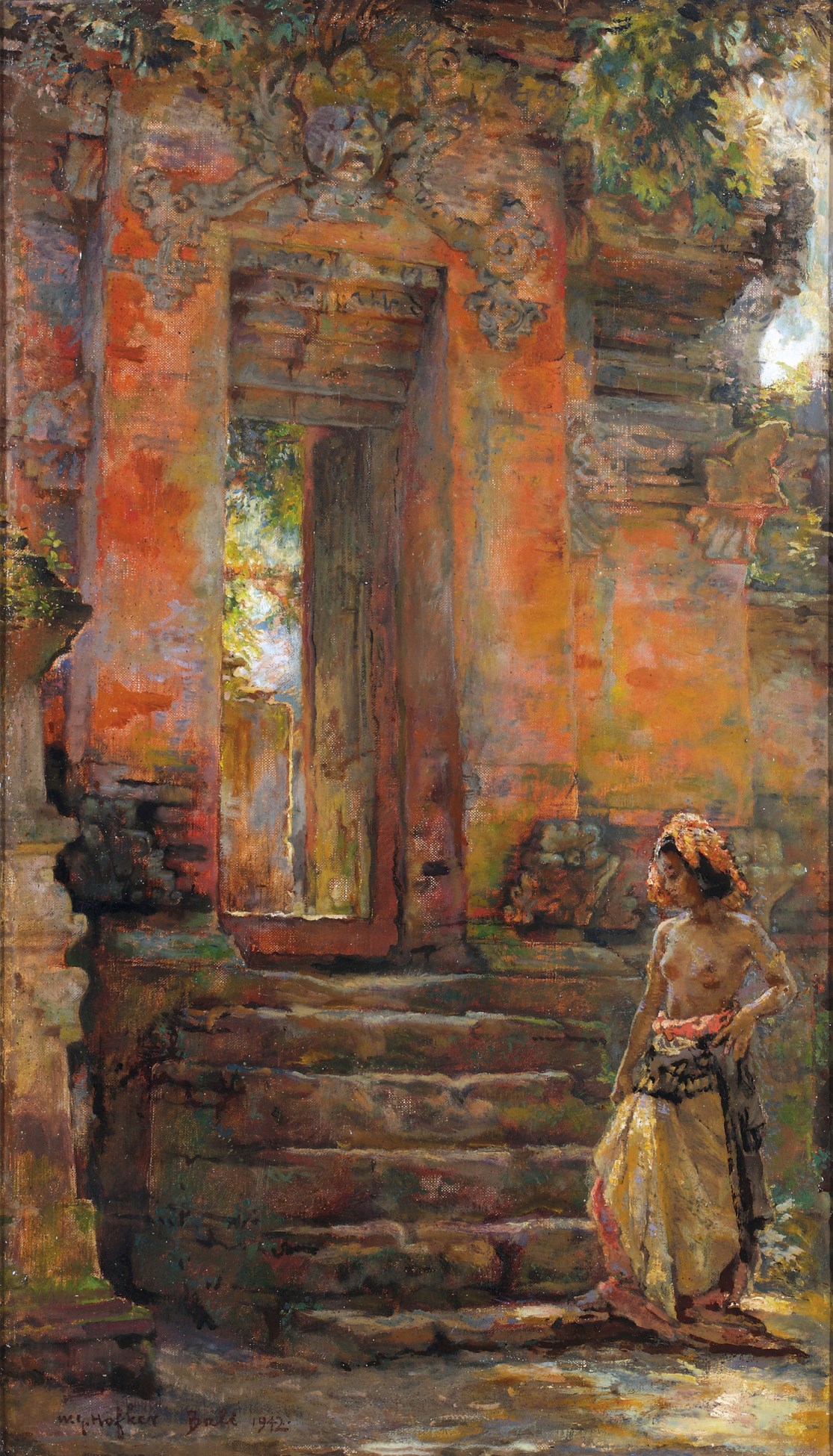 WILLEM GERARD HOFKER (Dutch, 1902 - 1981) , Poeri Oeboed with Made Toewi | Christie's