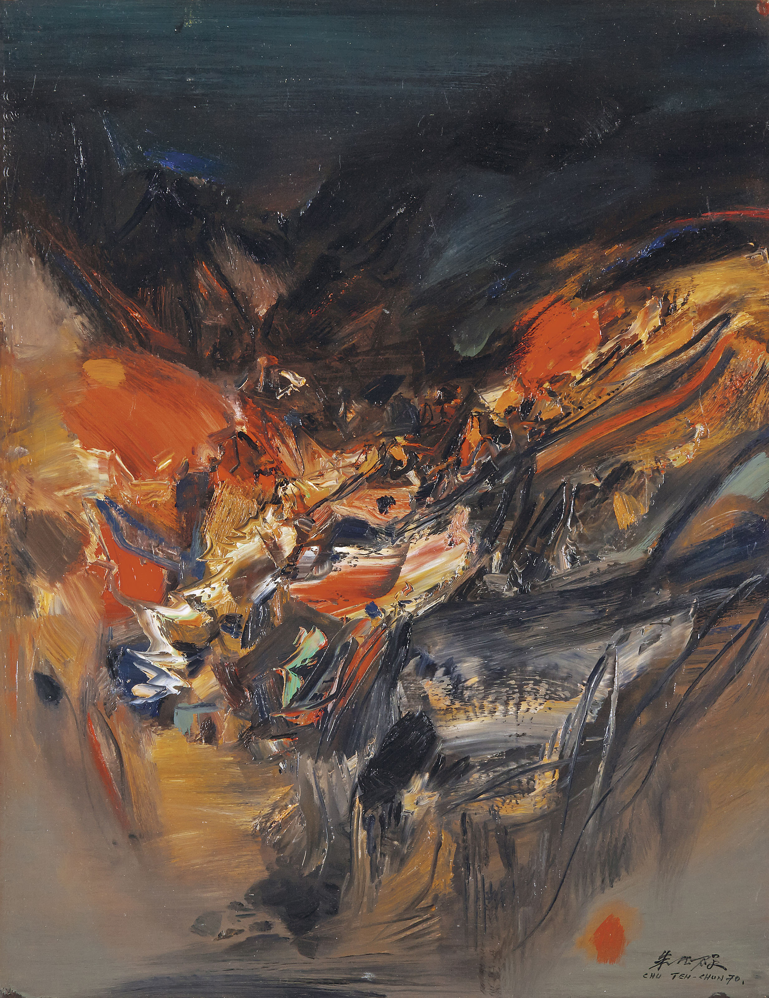 CHU TEH-CHUN (ZHU DEQUN, French/Chinese, 1920-2014) , No. 418 | Christie's