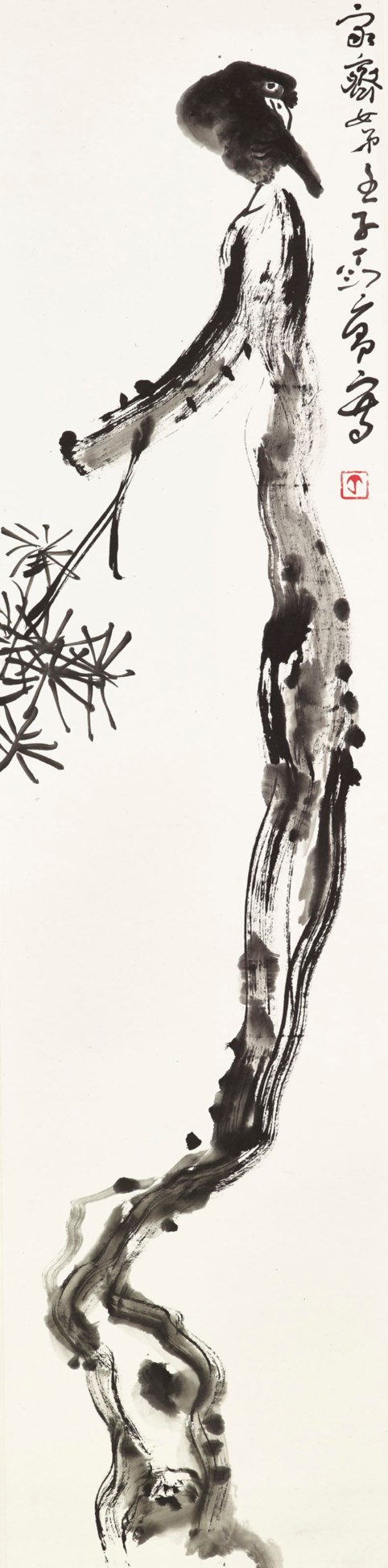 DING YANYONG (1902-1978), Bird on a Branch | Christie's