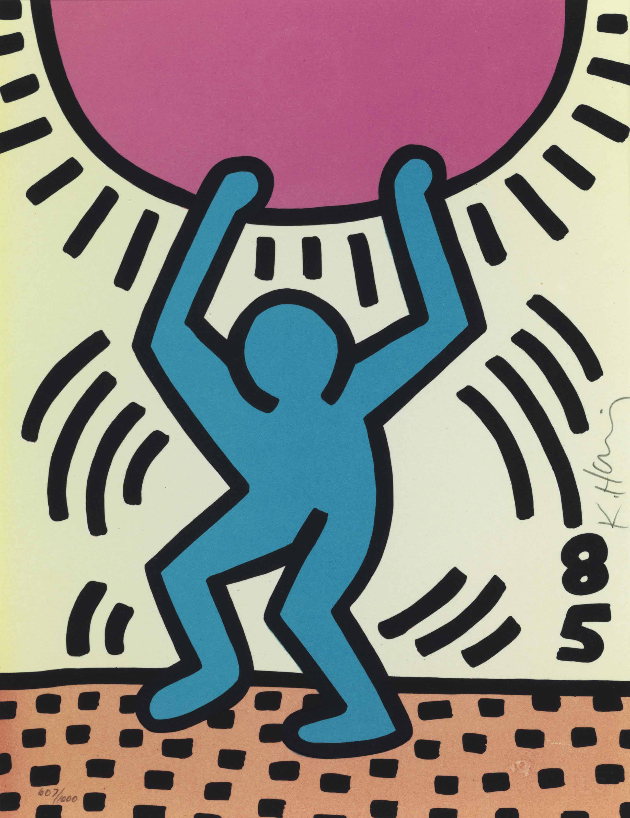 KEITH HARING (1958-1990) , International Youth Year | Christie's
