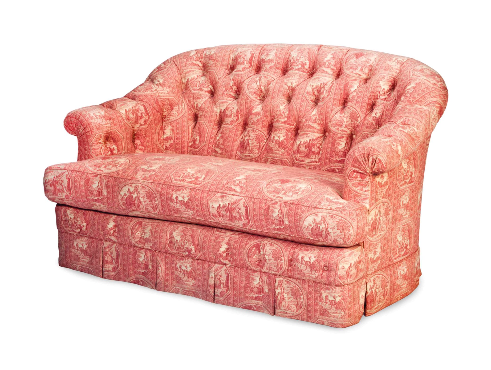 A ROSE TOILE SMALL SOFA,, MODERN | Christie's