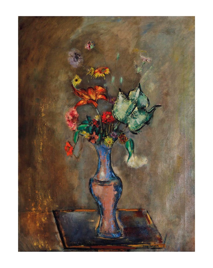 Max Weber (American, 1881-1961), Celadon Vase with Flowers | Christie's