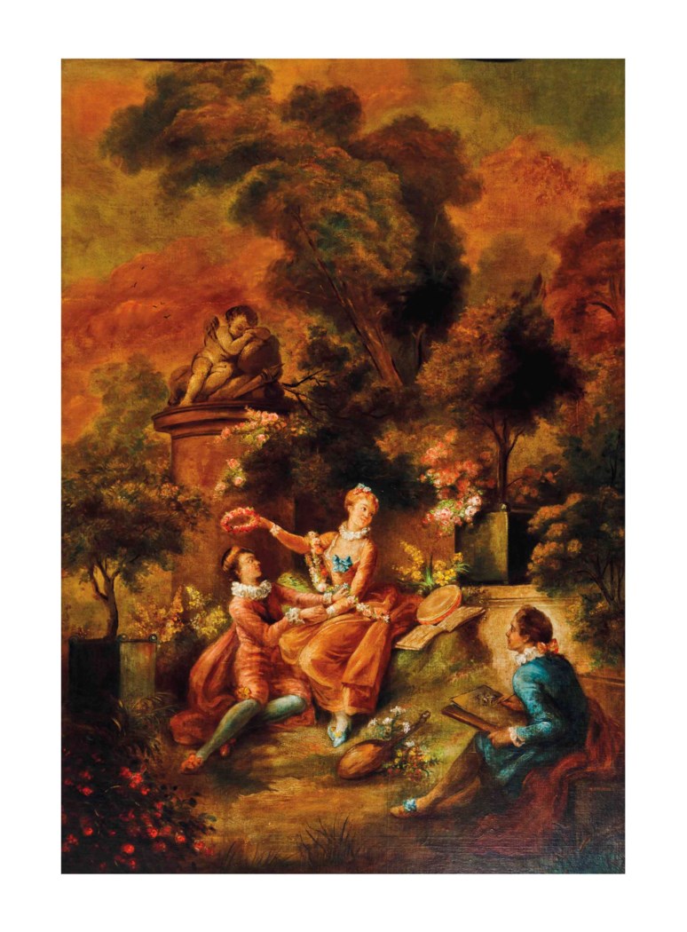 After Jean-Honoré Fragonard, The Progress of Love: The Lover Crowned ...