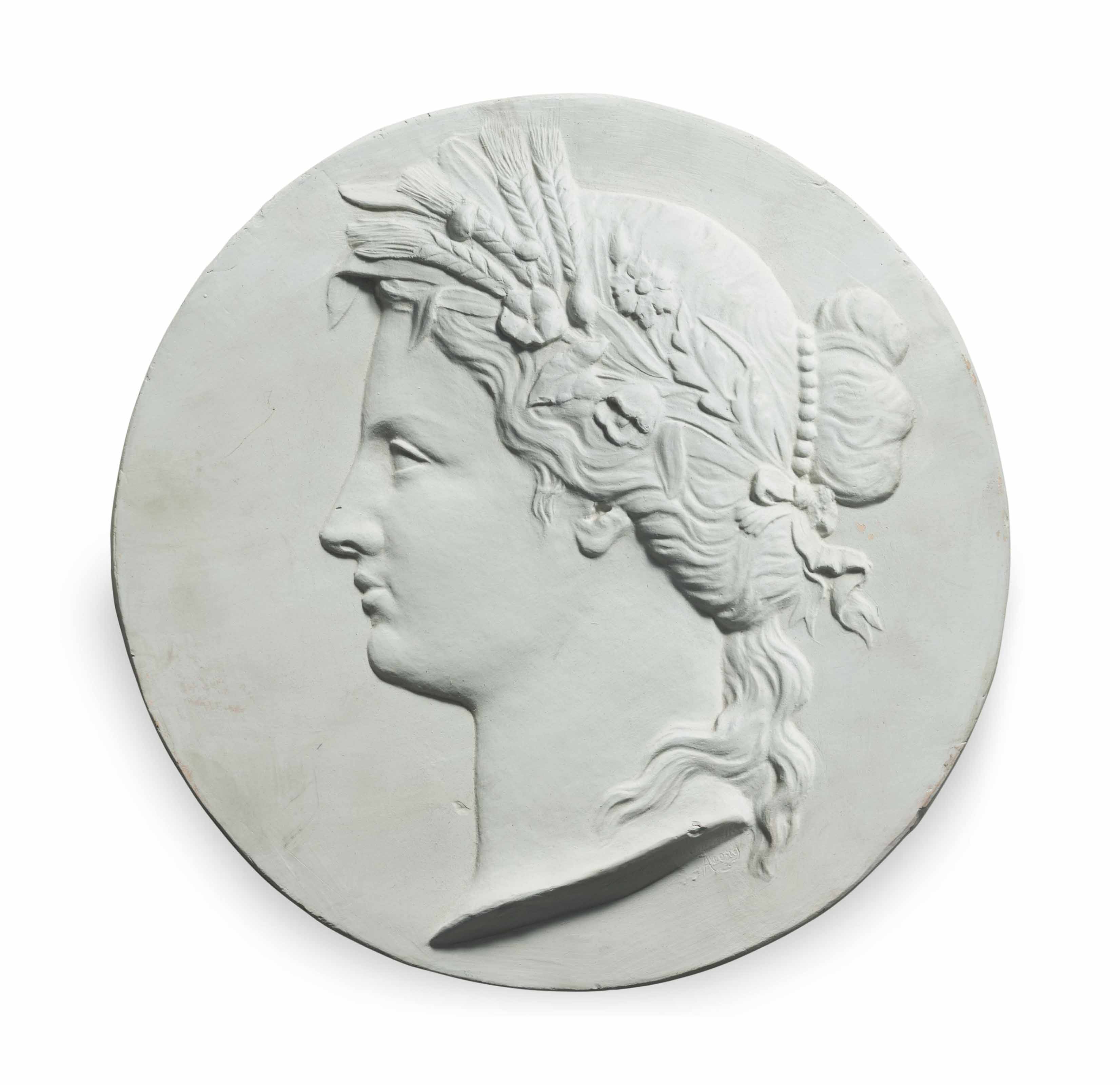 A SWEDISH TERRACOTTA ROUNDEL, , LATE 18TH CENTURY, | Christie's