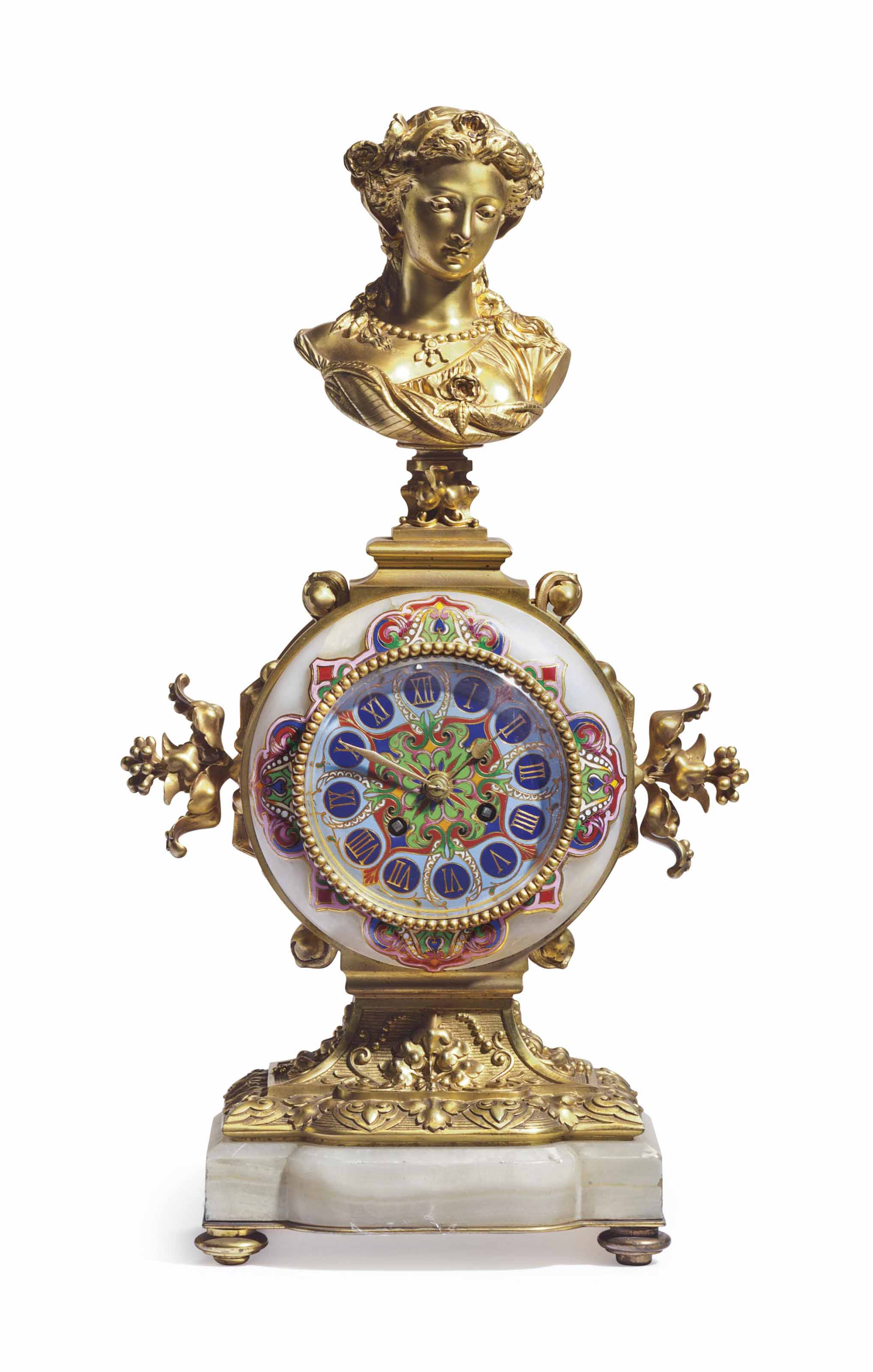 AN ITALIAN WHITE MARBLE FIGURE EMBLEMATIC OF SPRING ('LA PRIMAVERA ...