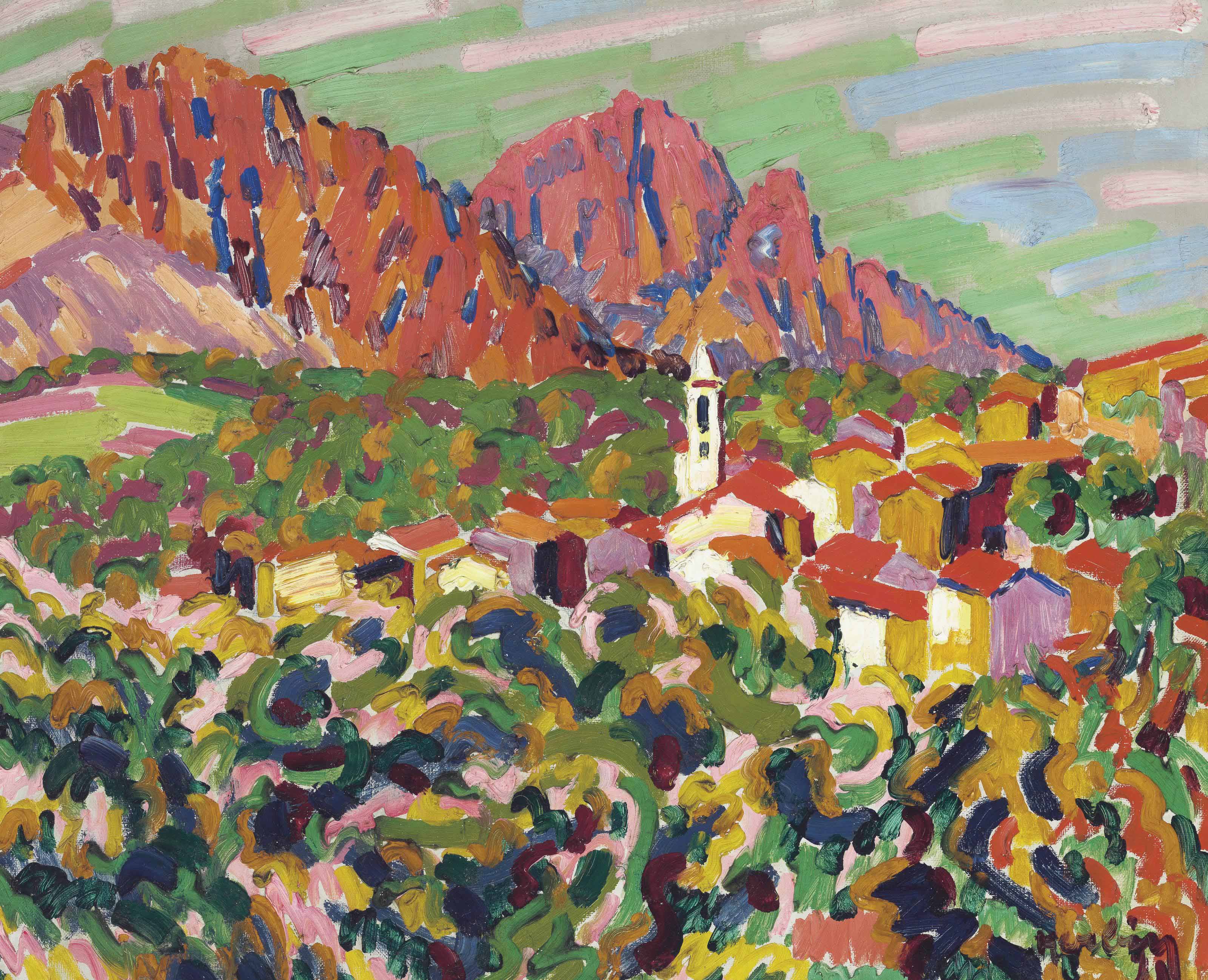 Auguste Herbin (1882-1960) , Le matin, Corse | Christie's