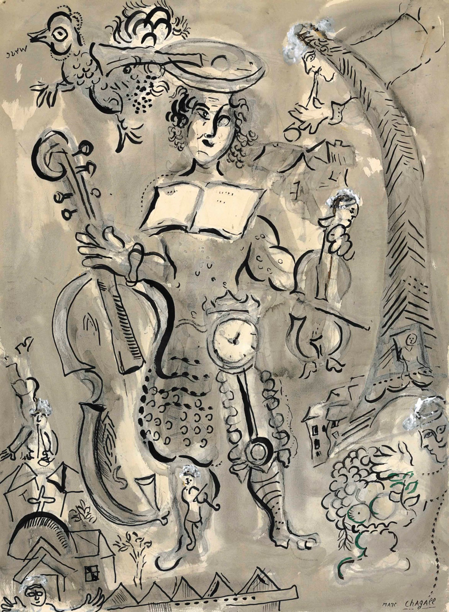 Marc Chagall (1887-1985), La Musique | Christie's