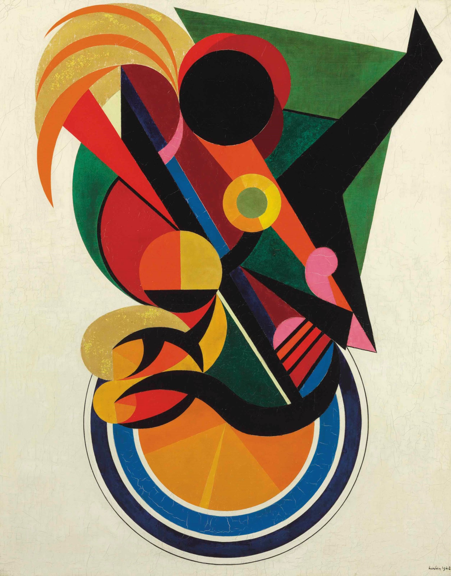 Auguste Herbin (1882-1960), Composition inspirée par la danse | Christie's