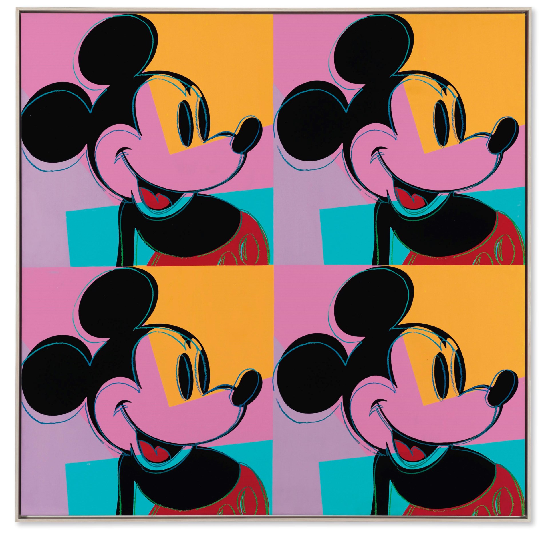 Andy Warhol (1928-1987), Quadrant Mickey Mouse | Christie's