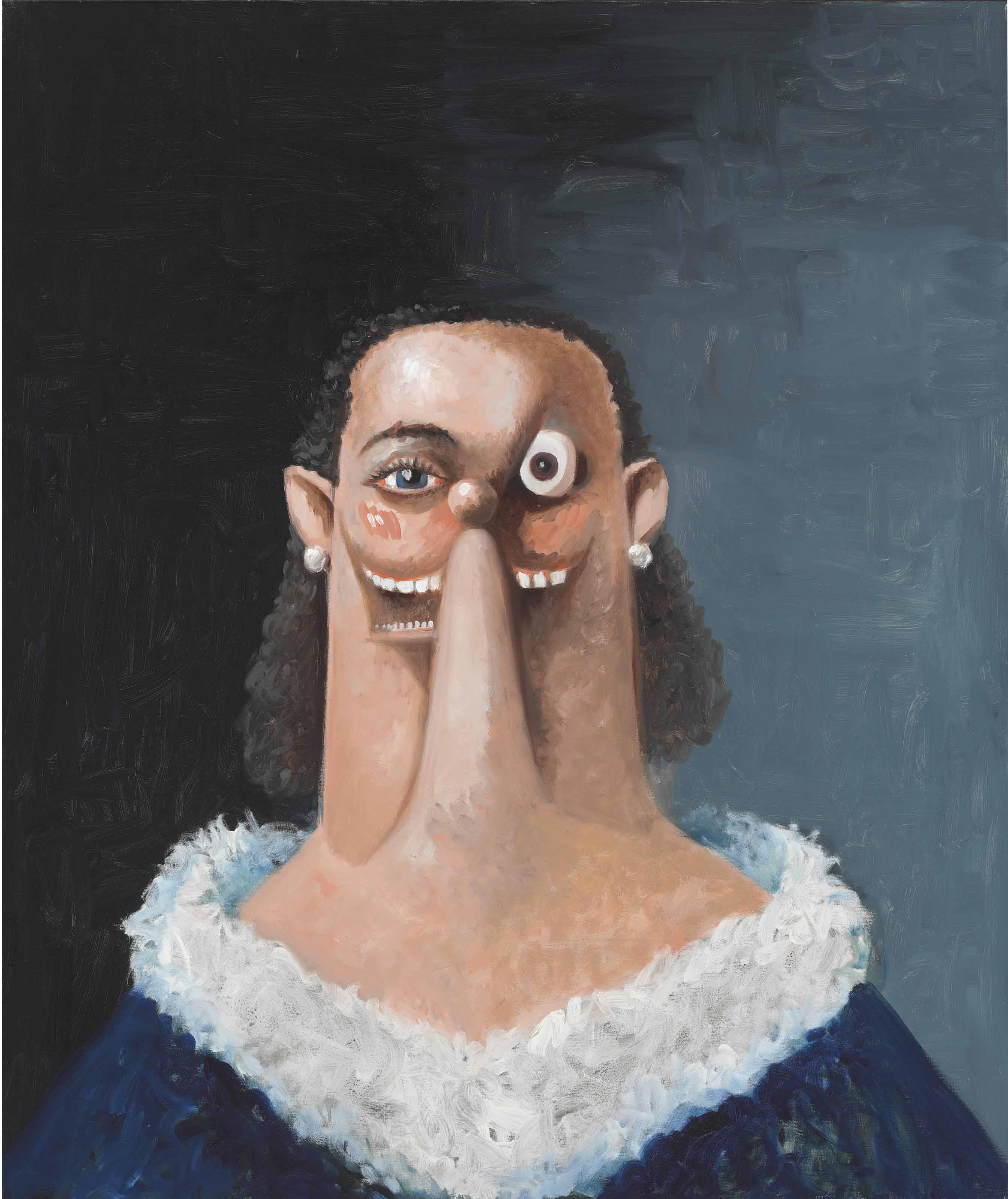 George Condo (b. 1957) , Portrait of a Noble Woman | Christie's