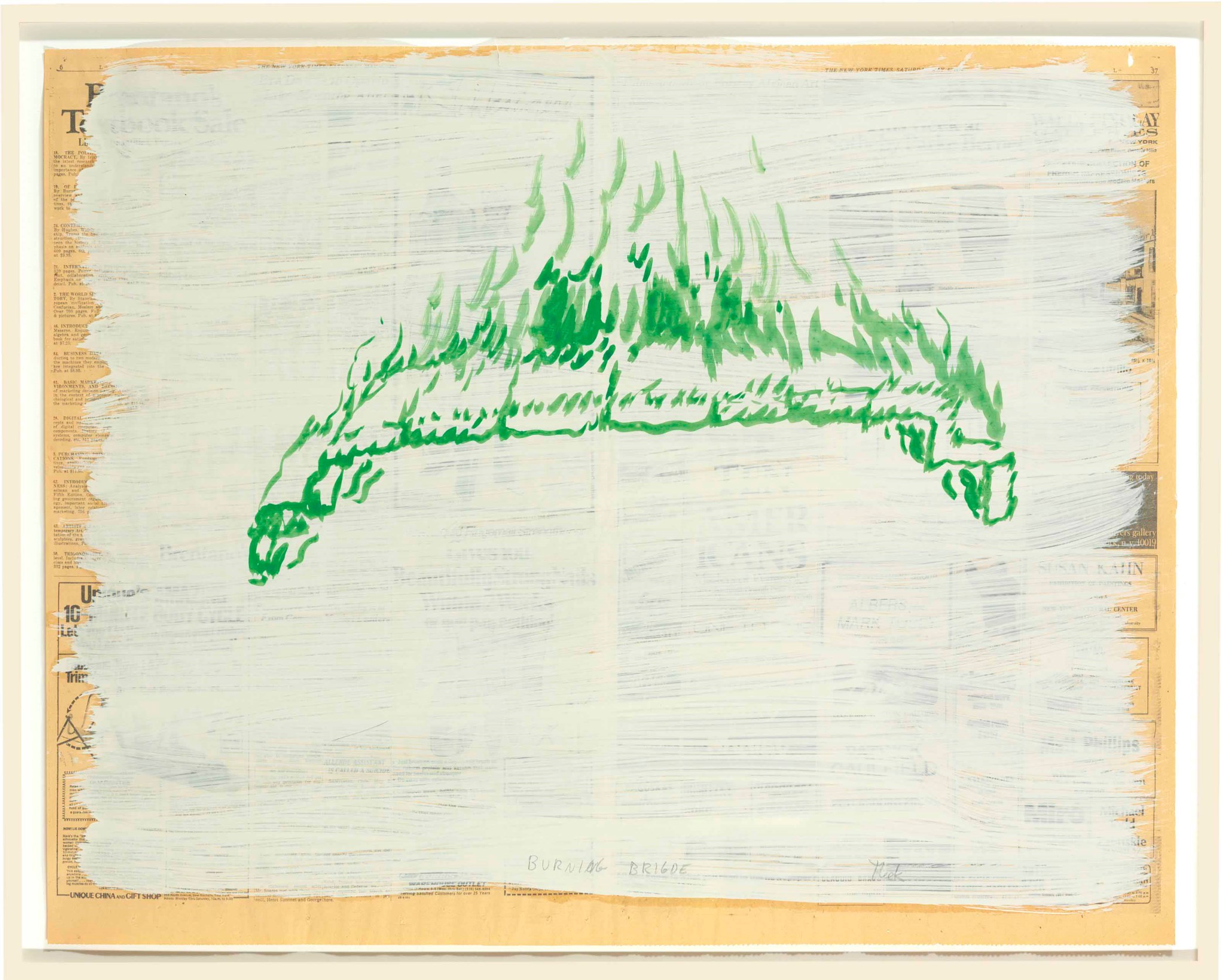 Paul Thek (1933-1988), Burning Bridge | Christie's