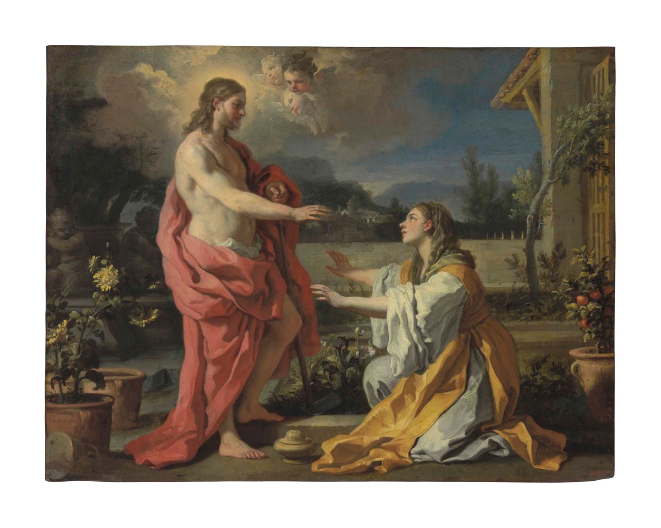 Francesco Solimena (Canale di Serino 1657-1747 Barra), Noli me tangere ...