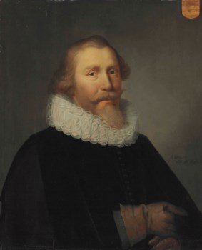 Jacob Gerritsz. Cuyp (Dordrecht 1595-1652?), Portrait of a man with a ...