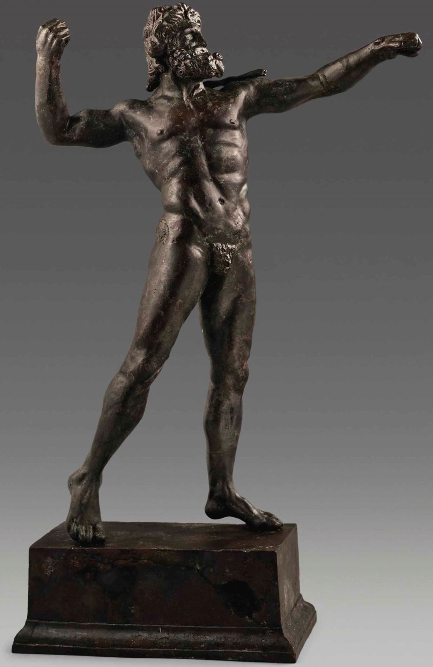 A GREEK BRONZE ZEUS KERAUNIOS, HELLENISTIC PERIOD, CIRCA 150-50 B.C ...