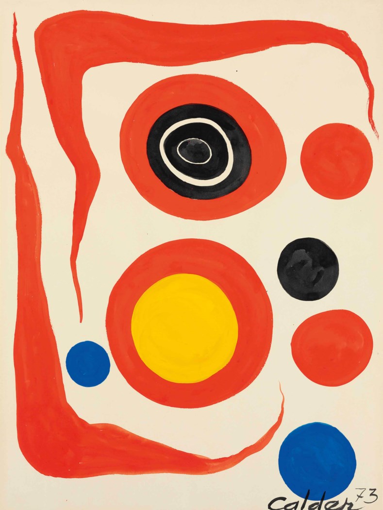 Alexander Calder (1898-1976), Two Red Boomerangs | Christie's