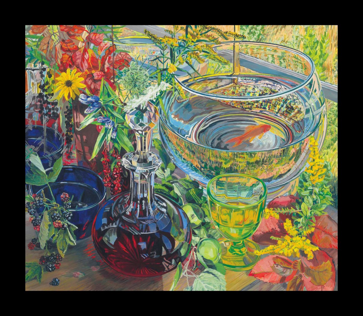 Janet Fish (b. 1938), Goldfish Fantasy, September | Christie's