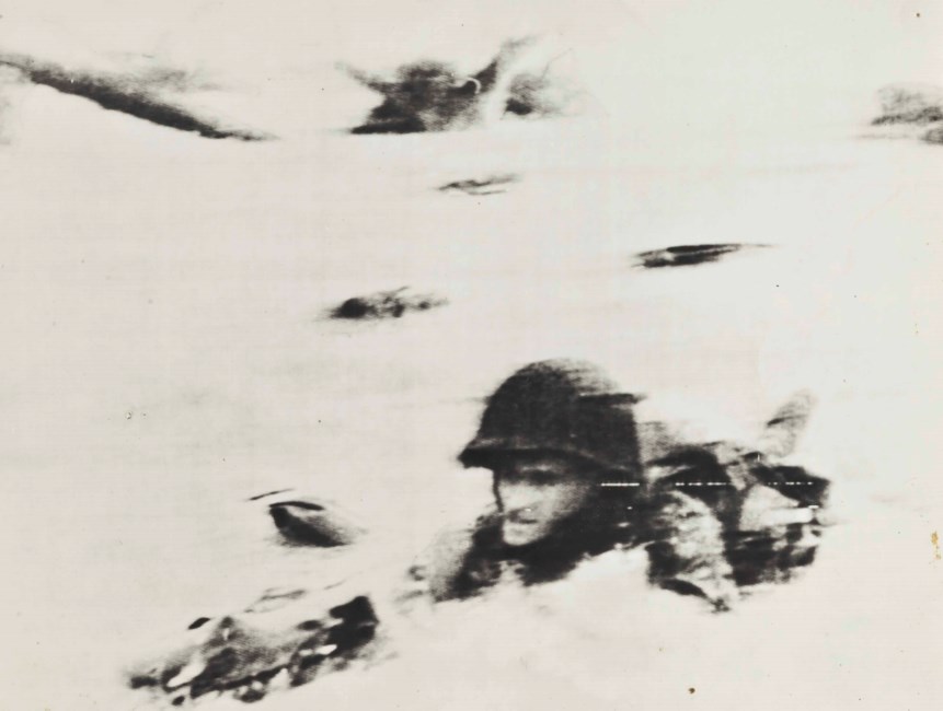 Robert Capa (1913-1954), US Troops Assault Omaha Beach During the D-Day ...