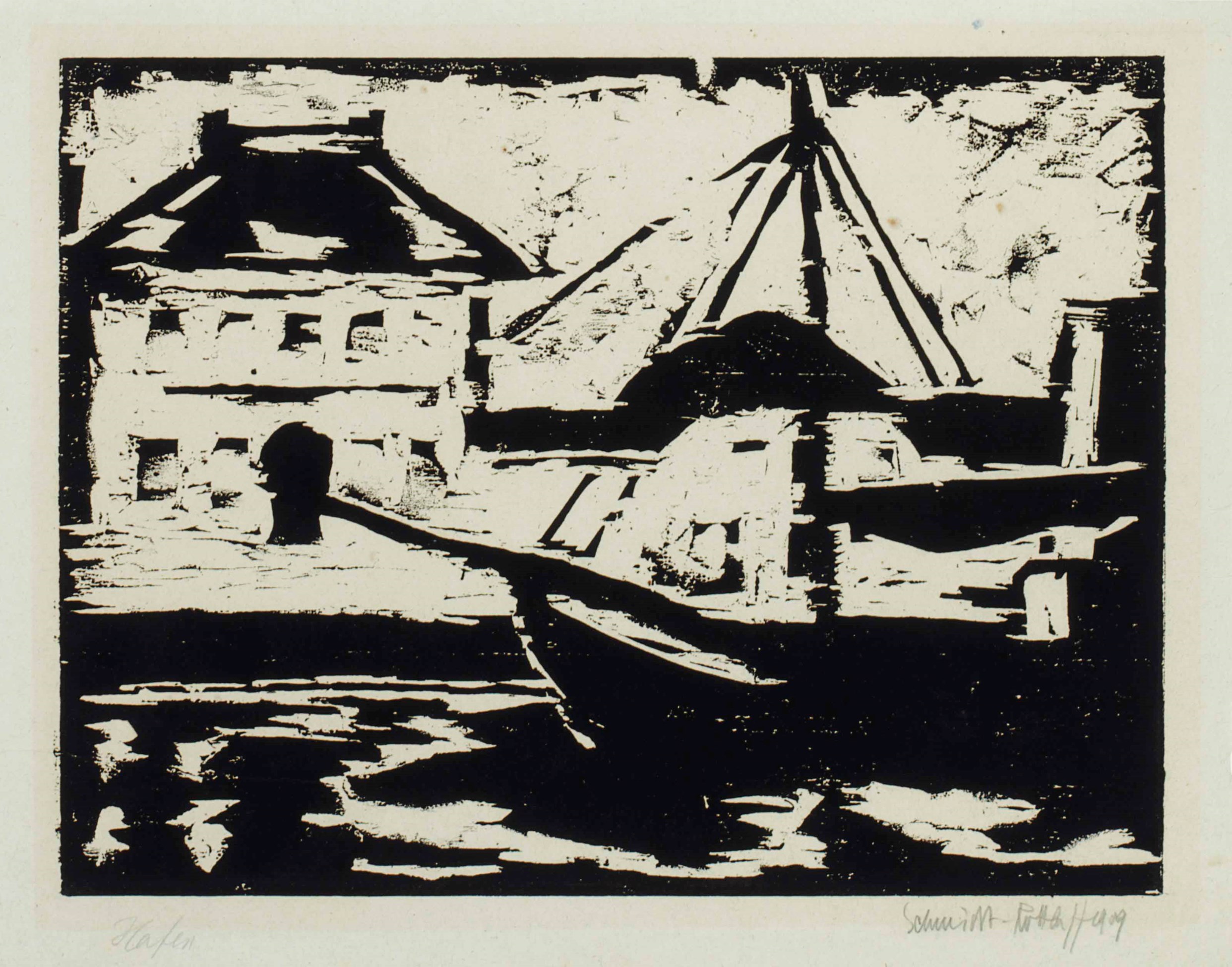 KARL SCHMIDT-ROTTLUFF (1884-1976), Vareler Hafen | Christie's