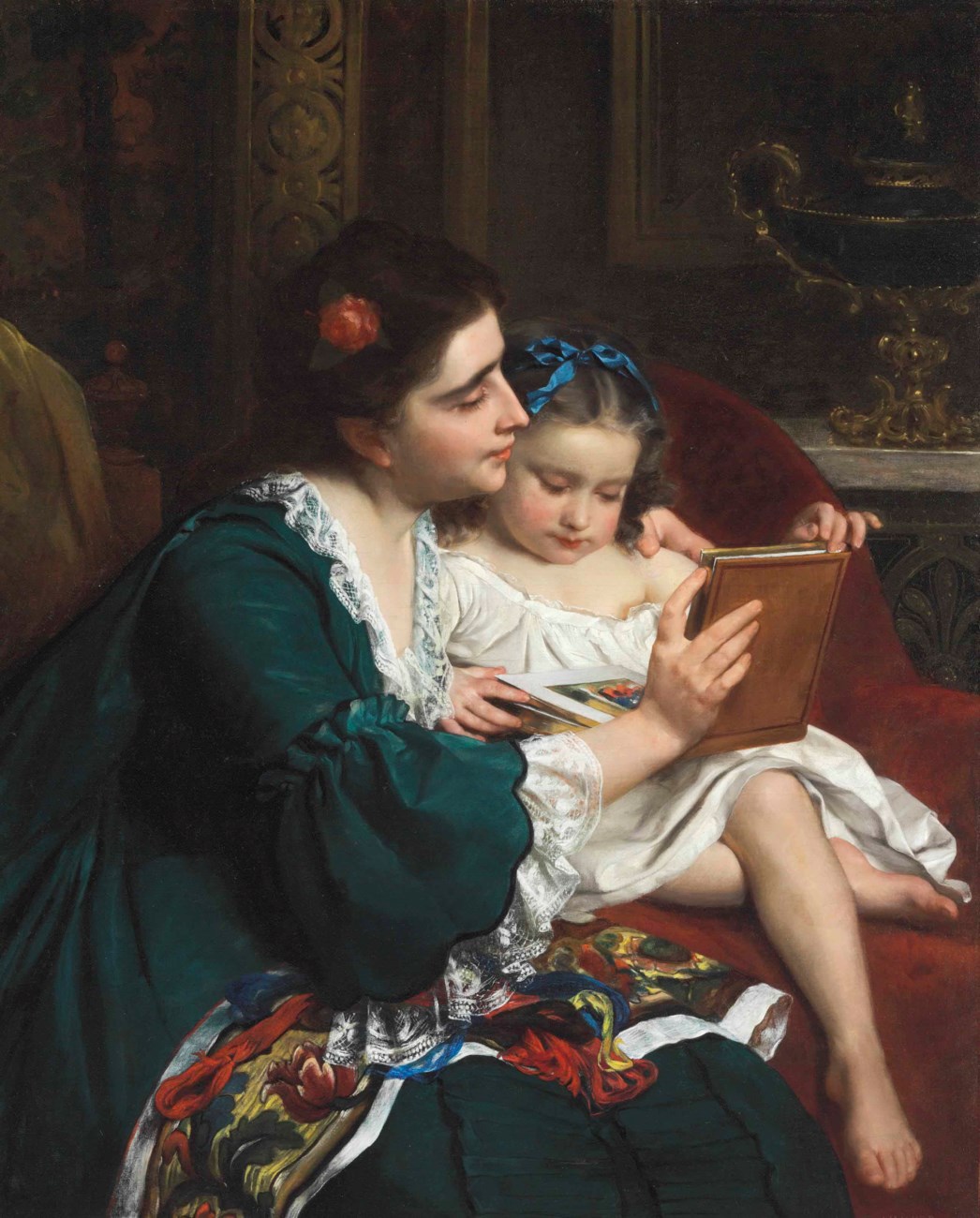 Émile Munier (French, 1840-1895), The Picture Book | Christie's