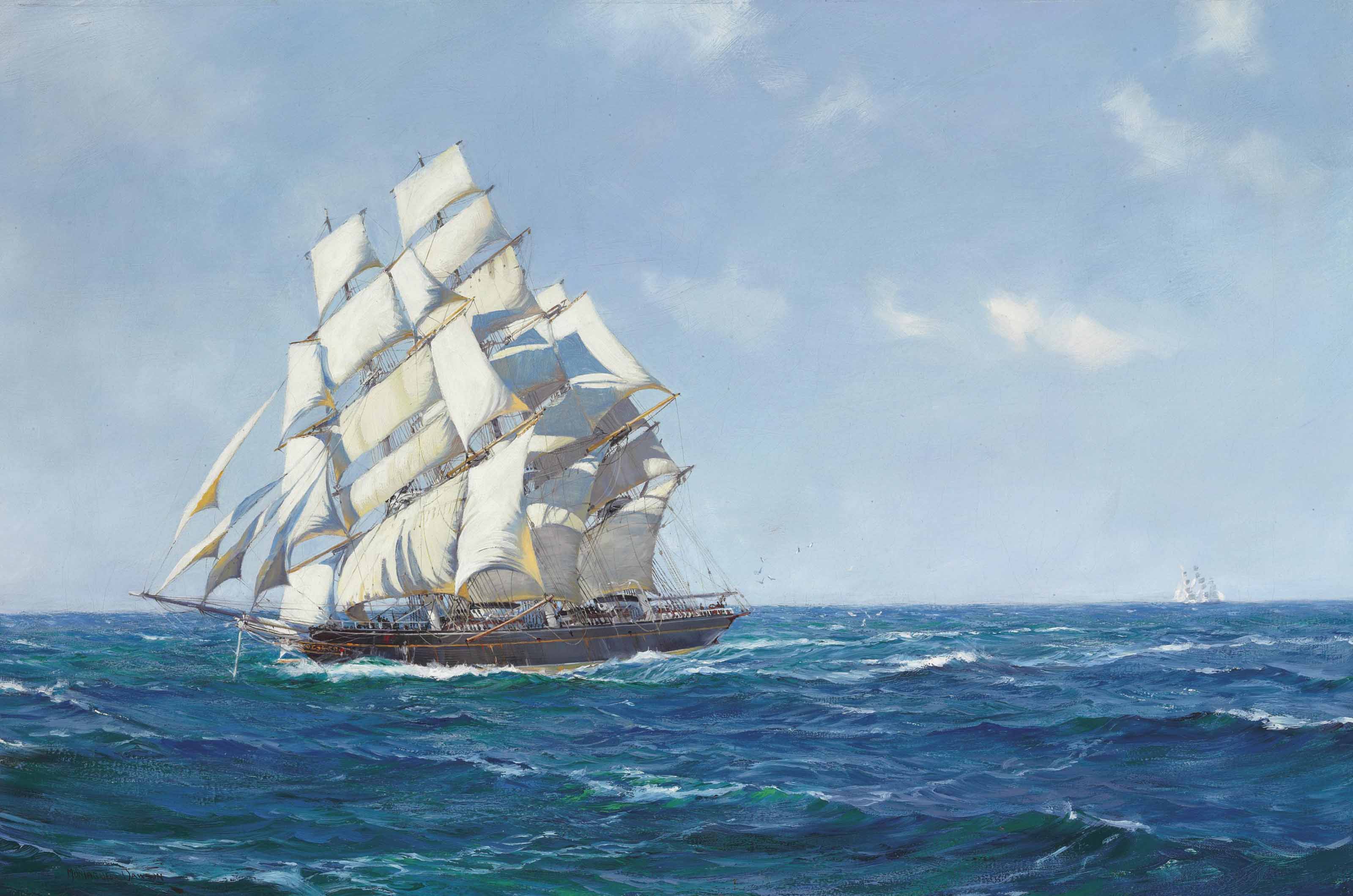 Montague Dawson F.R.S.A., R.S.M.A. (British, 1895-1973) , The 'Cutty ...