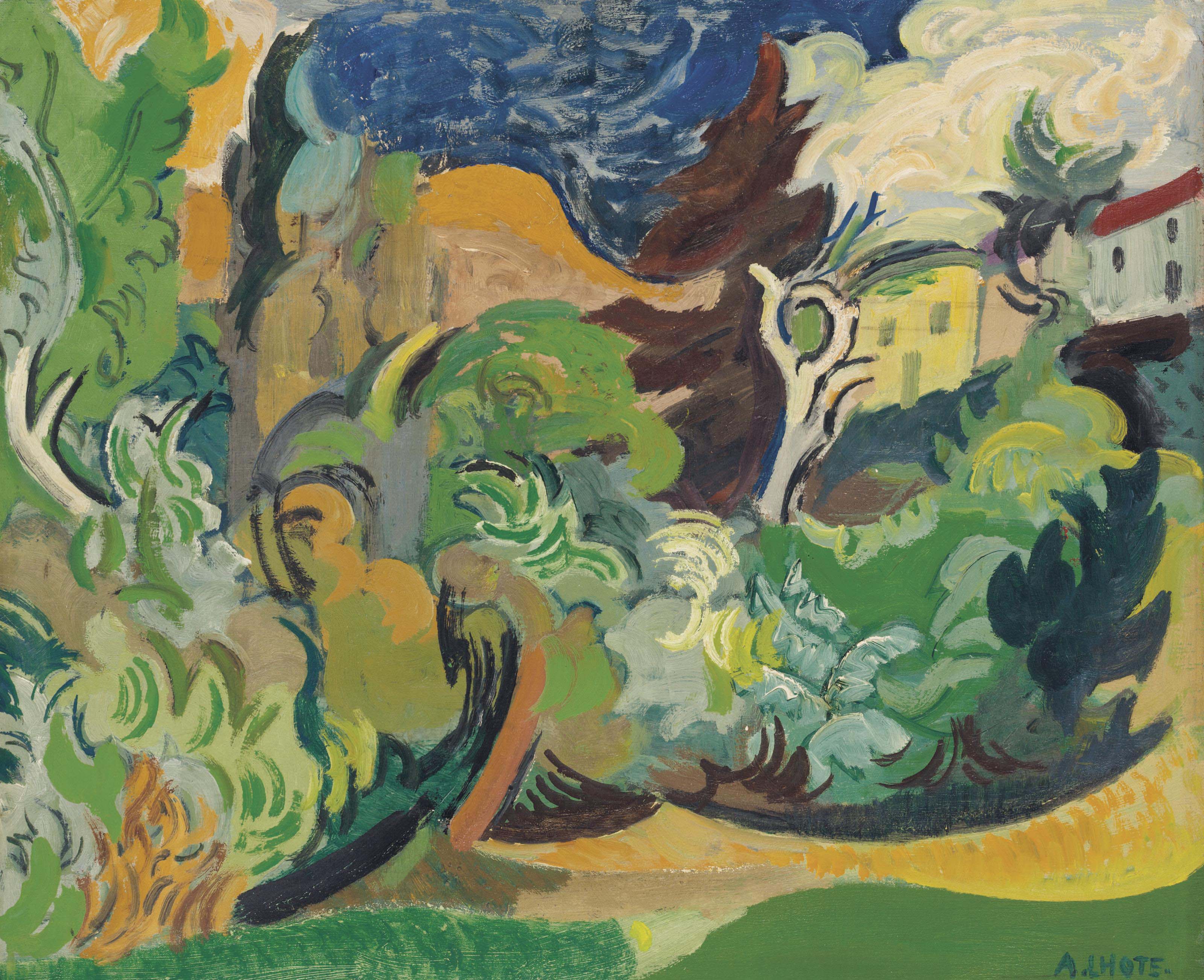 Andre Lhote (1885-1962) , L'orage à Mirmande | Christie's