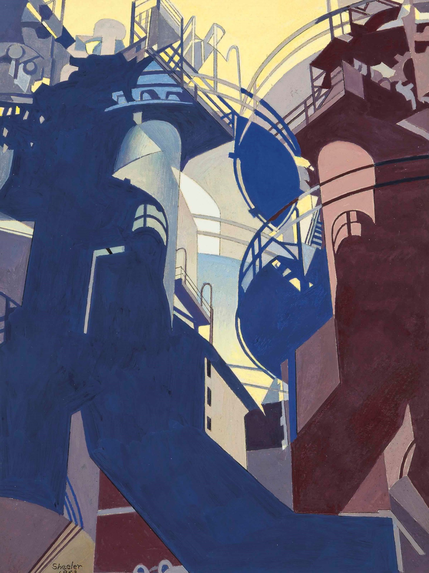 Charles Sheeler (1883-1965), Ore Into Iron | Christie's