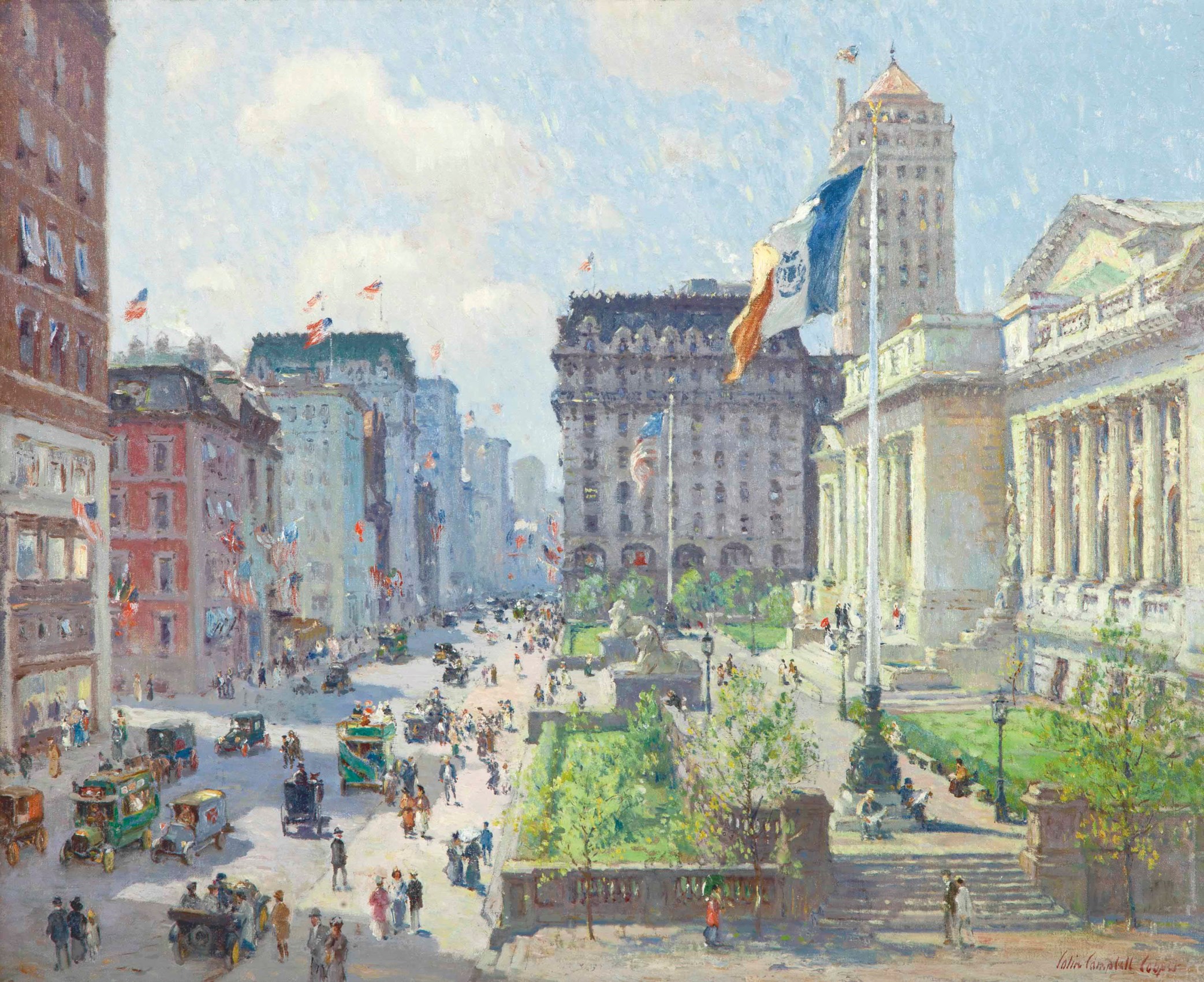 Colin Campbell Cooper (1856-1937), New York Public Library | Christie's