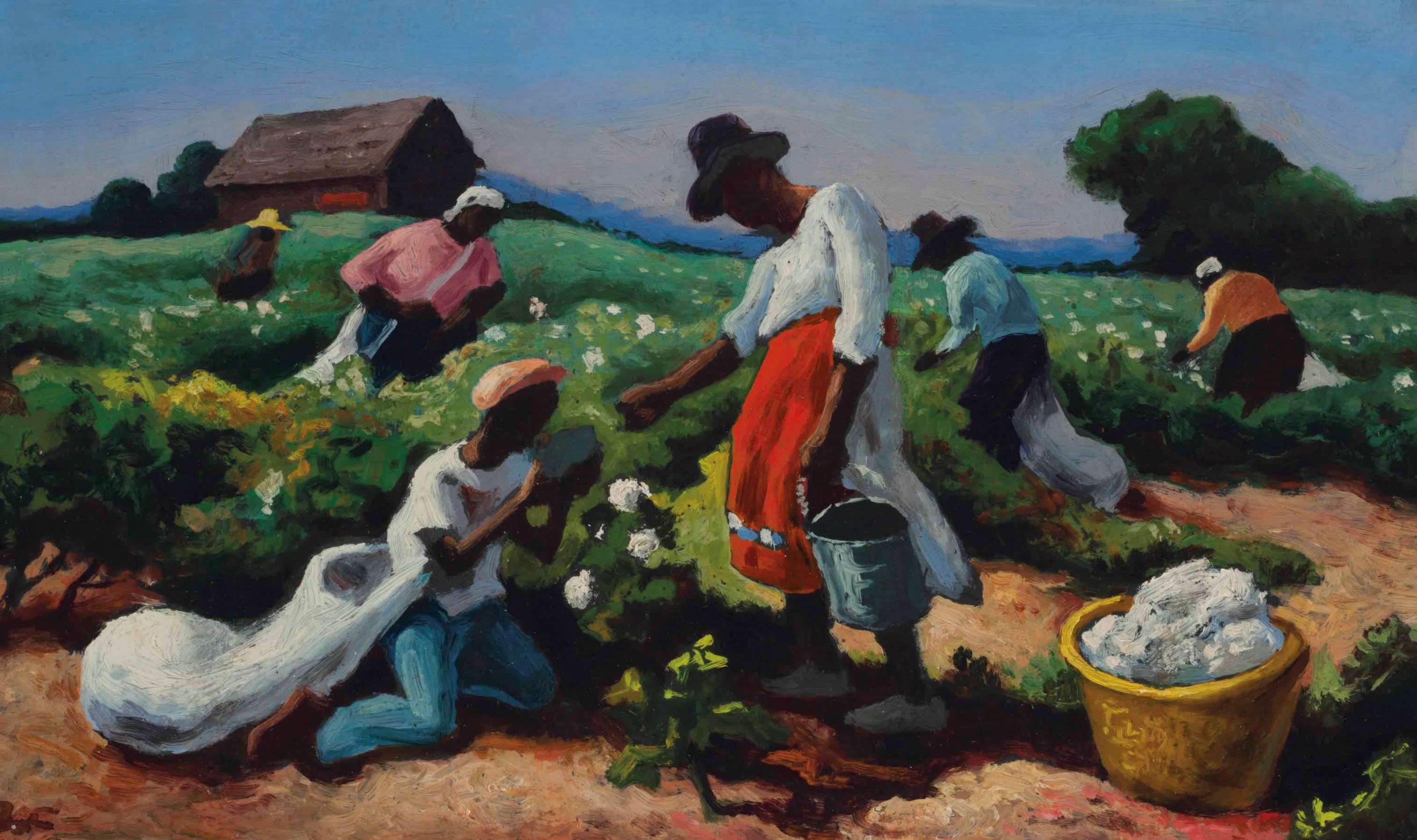 Thomas Hart Benton (1889-1975), Cotton Pickers | Christie's