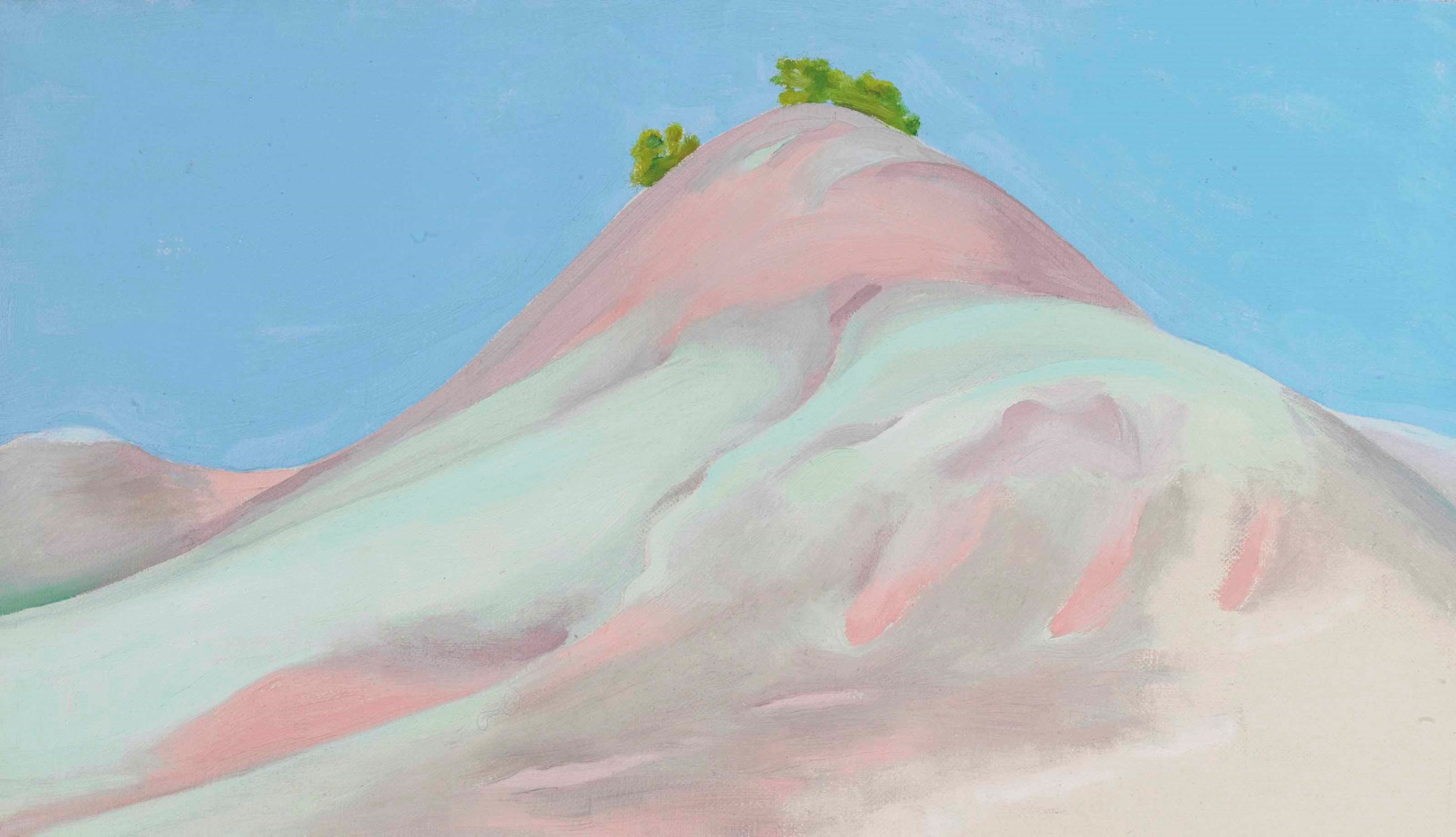 Georgia O'Keeffe (1887-1986), Small Lavender and Grey Green Hill ...