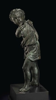 A GREEK BRONZE BOY, HELLENISTIC PERIOD, CIRCA 3RD-2ND CENTURY B.C ...