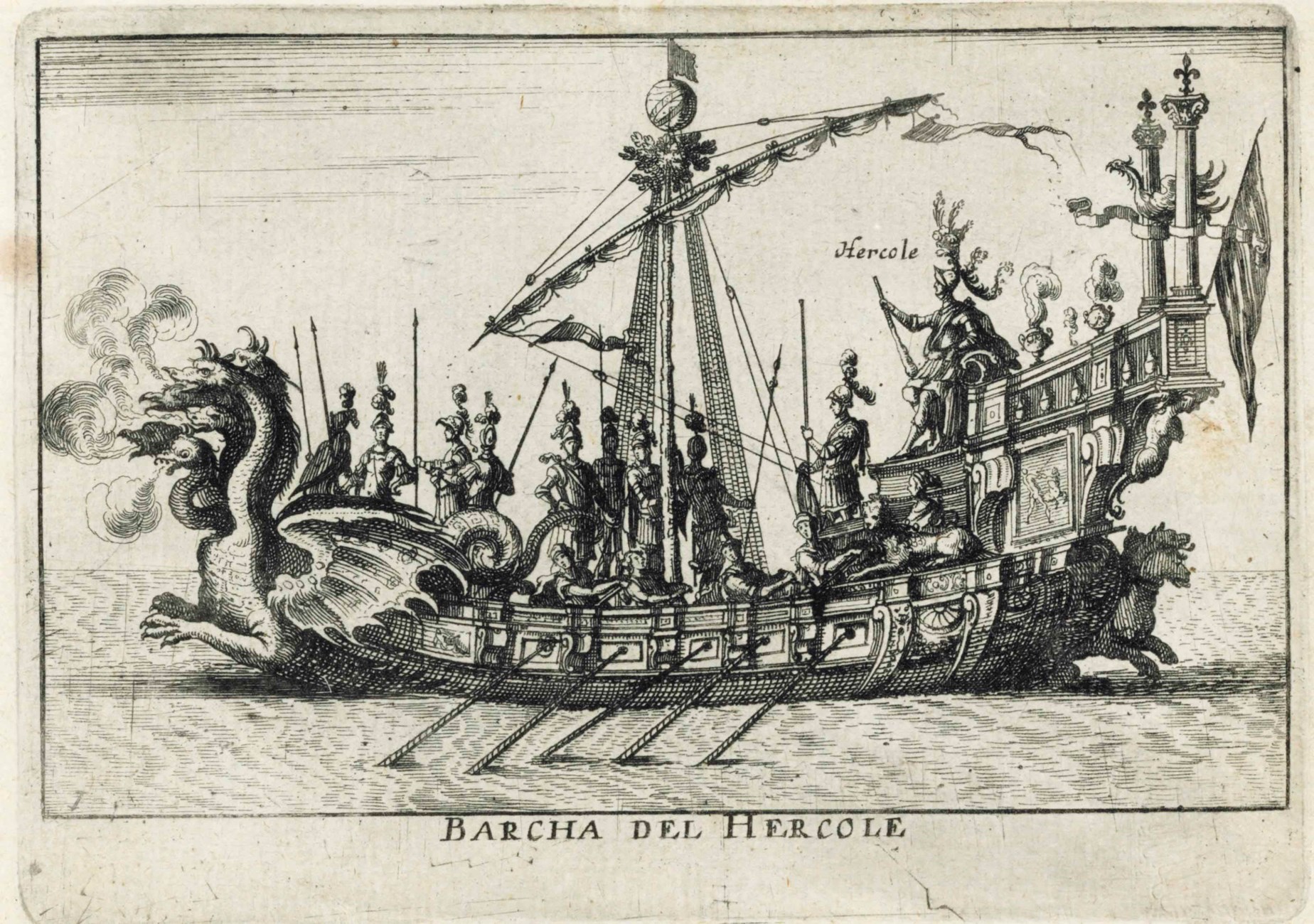BOCQUET, Nicolas, engraver (fl. 1664-1706). Le Magnifique Carousel fait ...