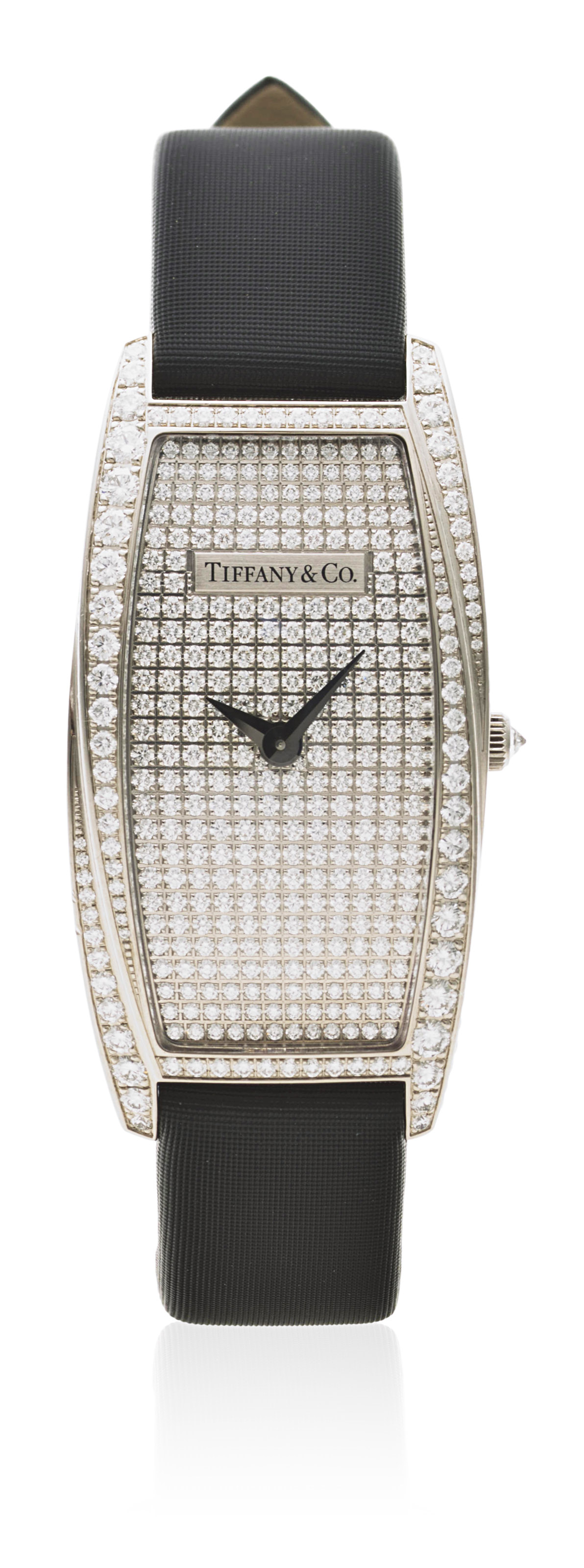 DIAMOND AND WHITE GOLD “GEMEA” COCKTAIL WATCH BY TIFFANY & CO ...