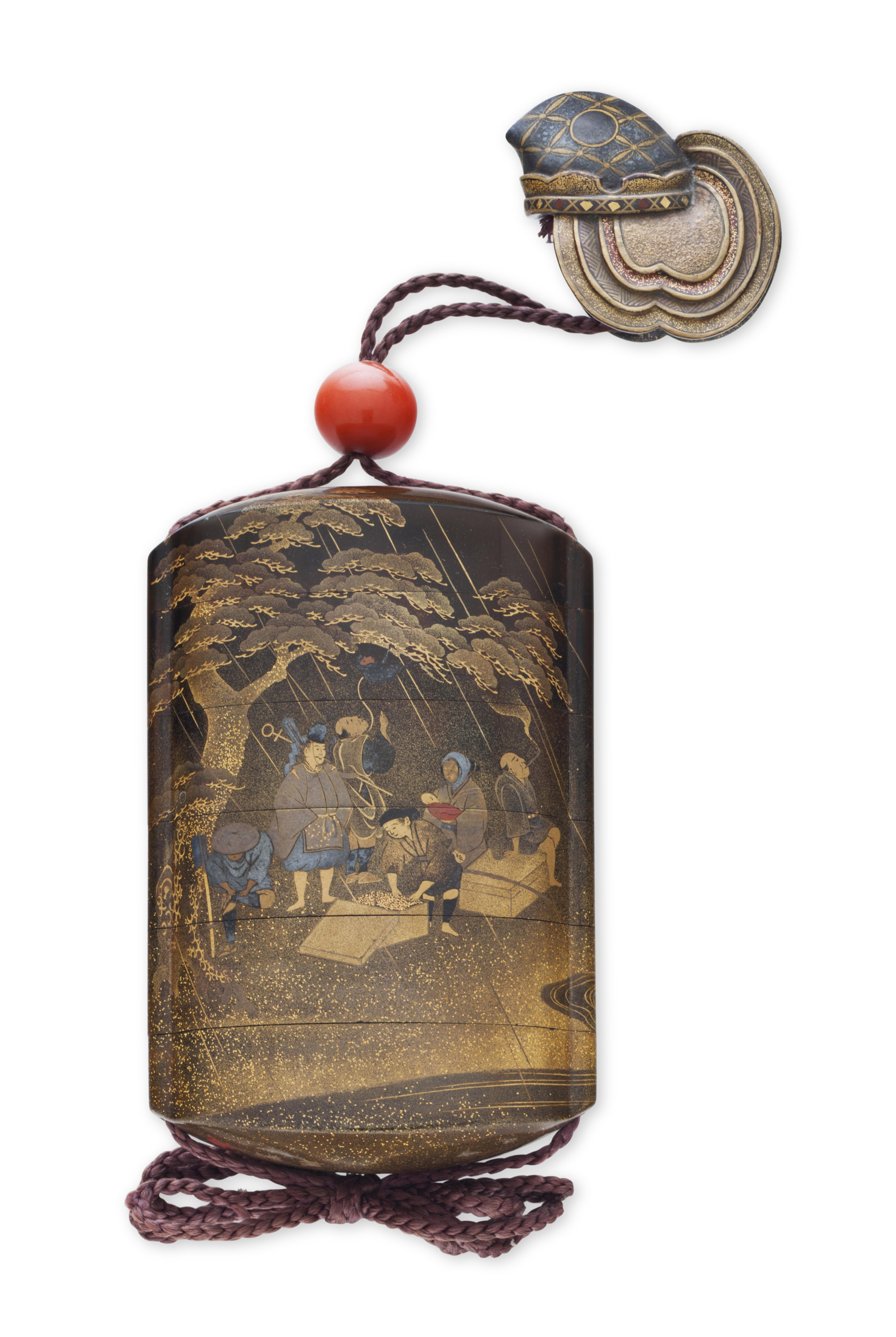 SIGNED TOYO (IIZUKA TOYO; 1725?-1790) AND WITH CURSIVE MONOGRAM (KAO ...