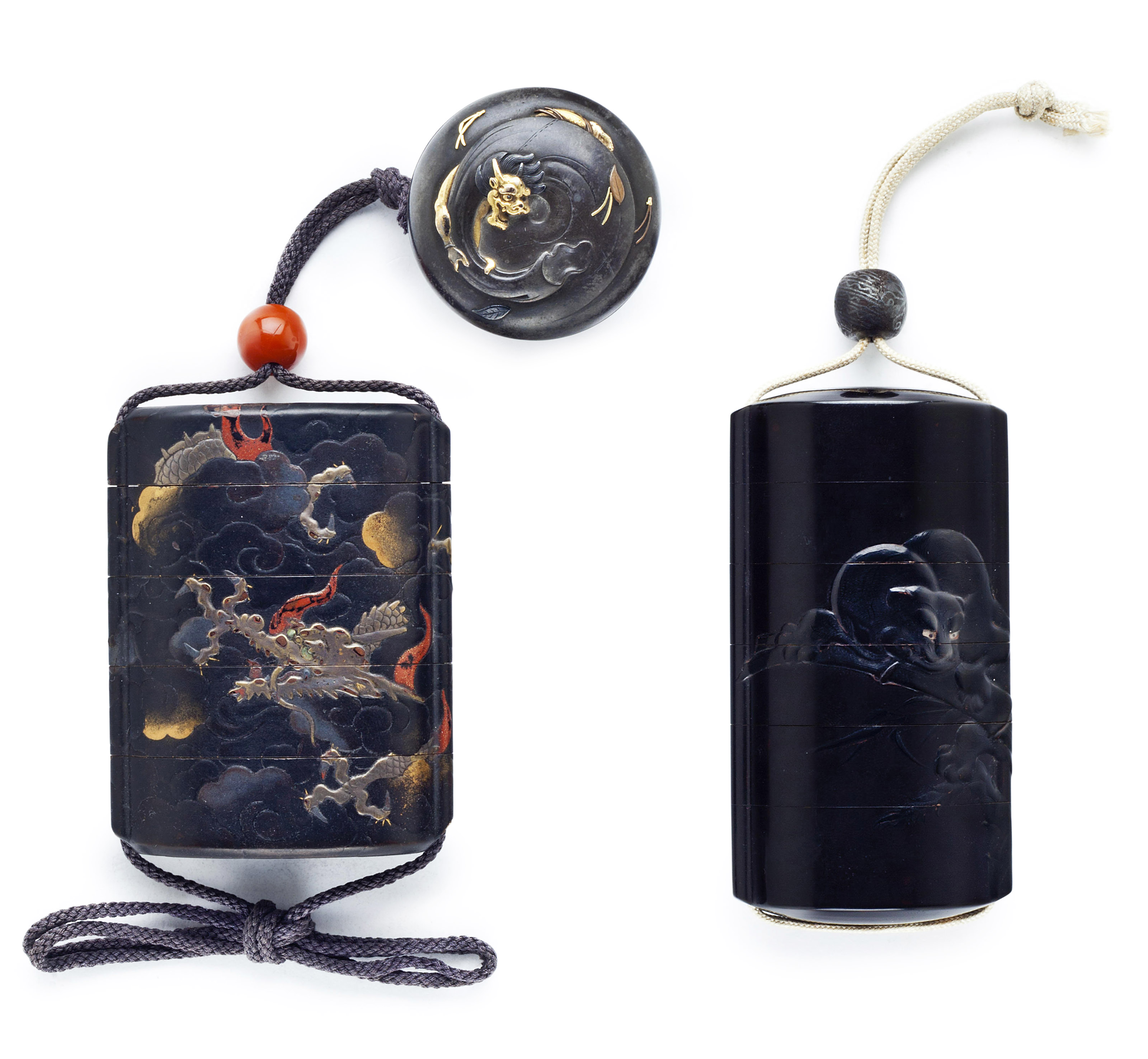 EDO PERIOD (19TH CENTURY), A group of two lacquer inro | Christie’s