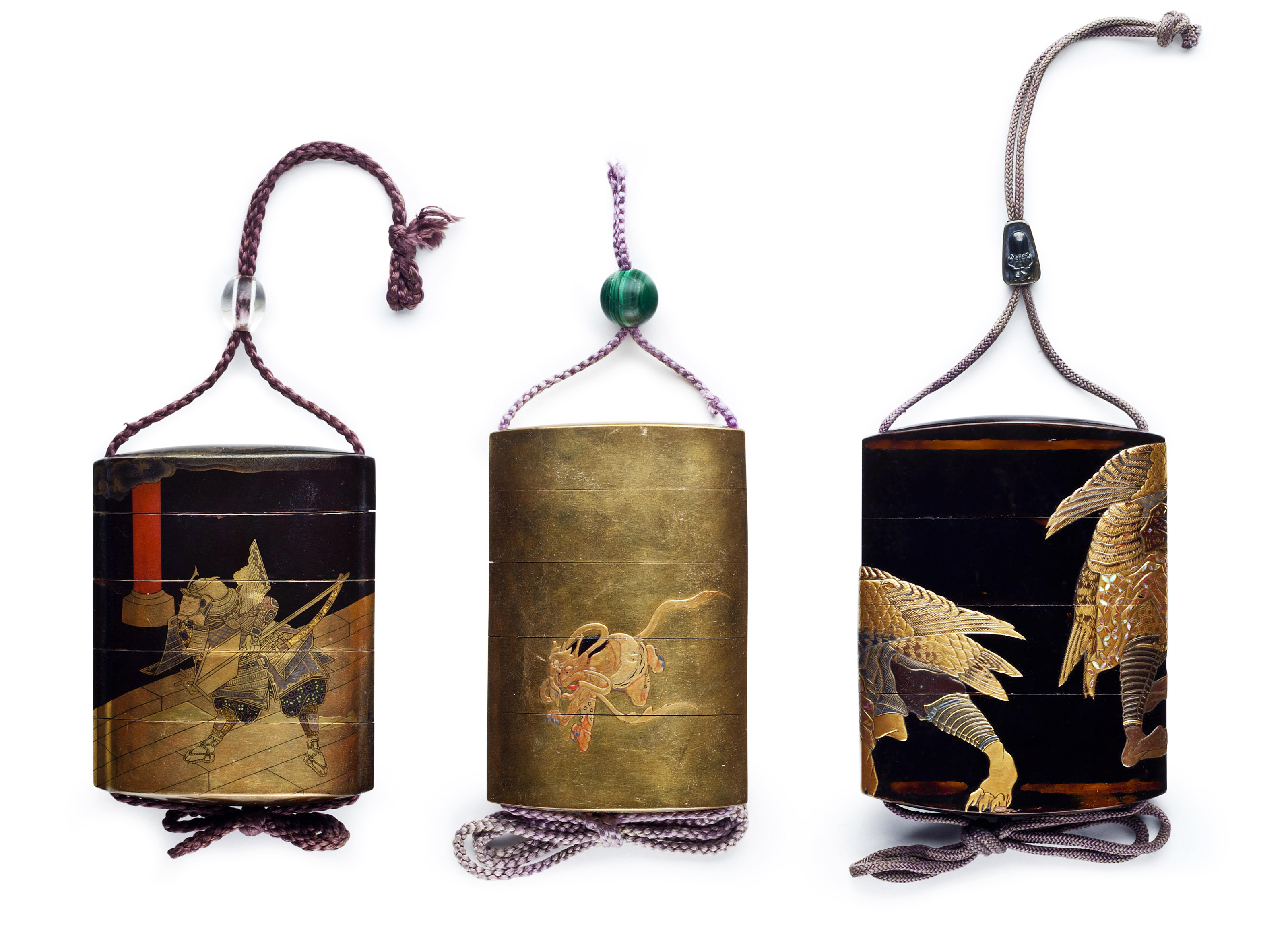 EDO PERIOD (19TH CENTURY), A group of three lacquer inro | Christie’s