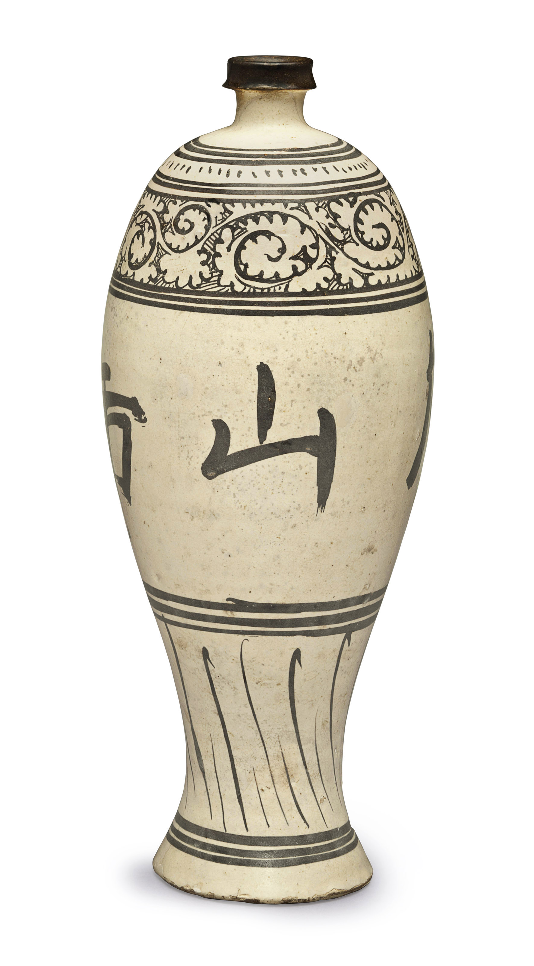 A CIZHOU PAINTED MEIPING, YUAN DYNASTY (1279-1368) | Christie’s