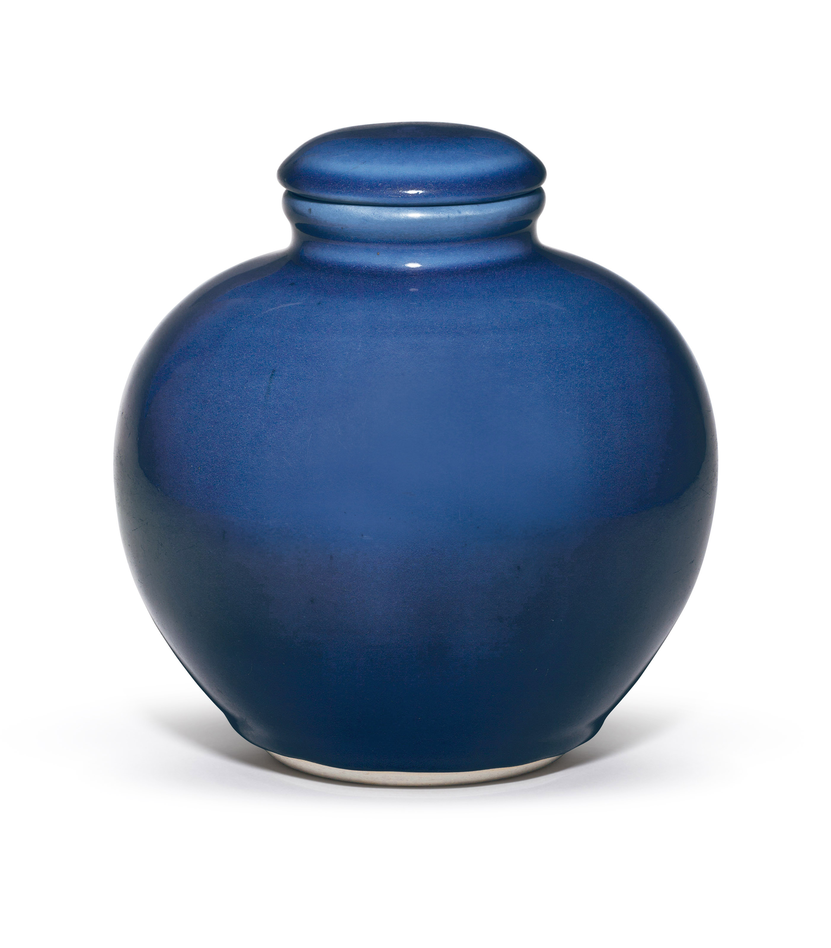 A BLUE-GLAZED JAR AND COVER, 19TH CENTURY | Christie’s