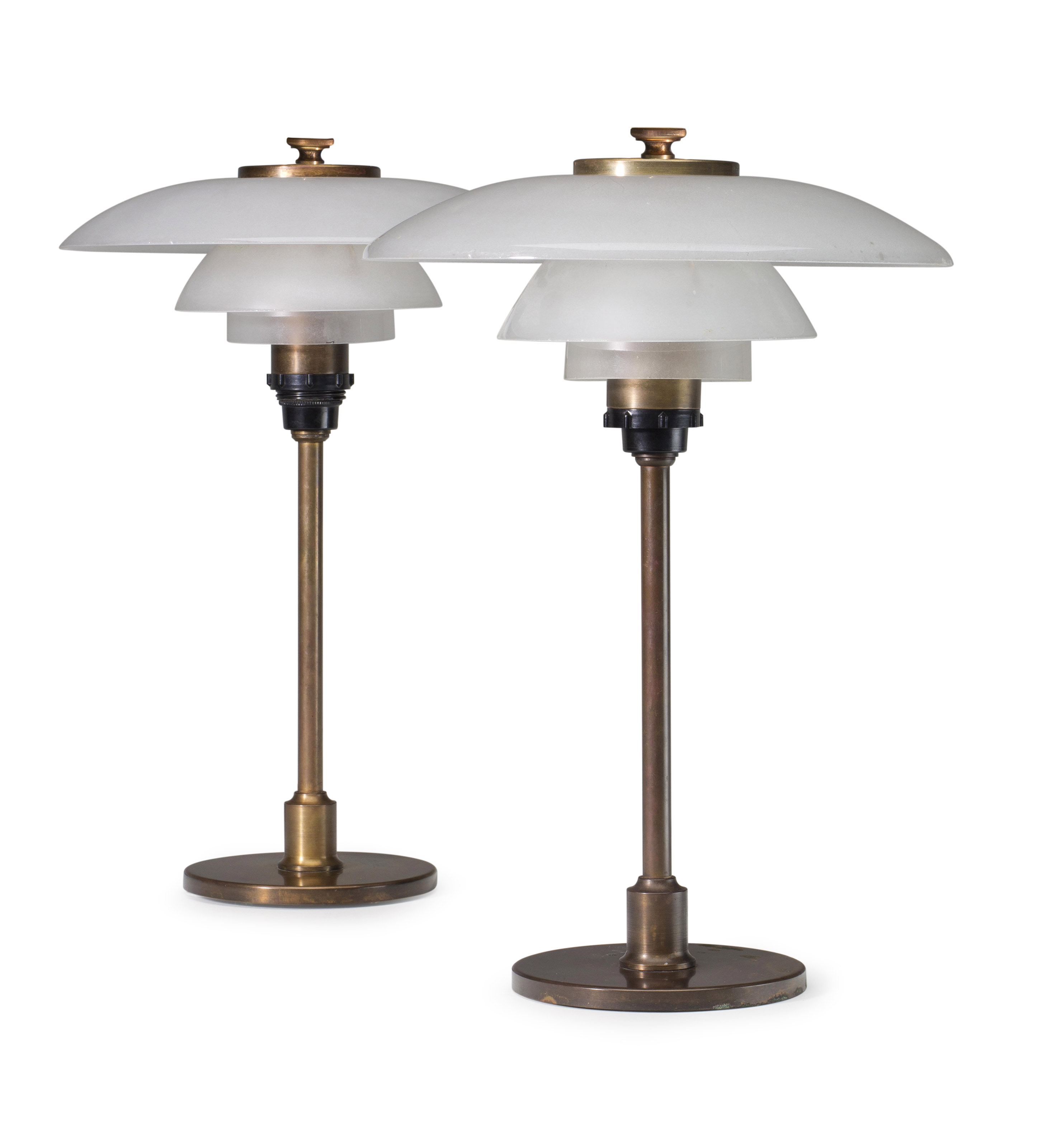 POUL HENNINGSEN (1894-1967), A PAIR OF 'PH' TABLE LAMPS, CIRCA 1930 ...